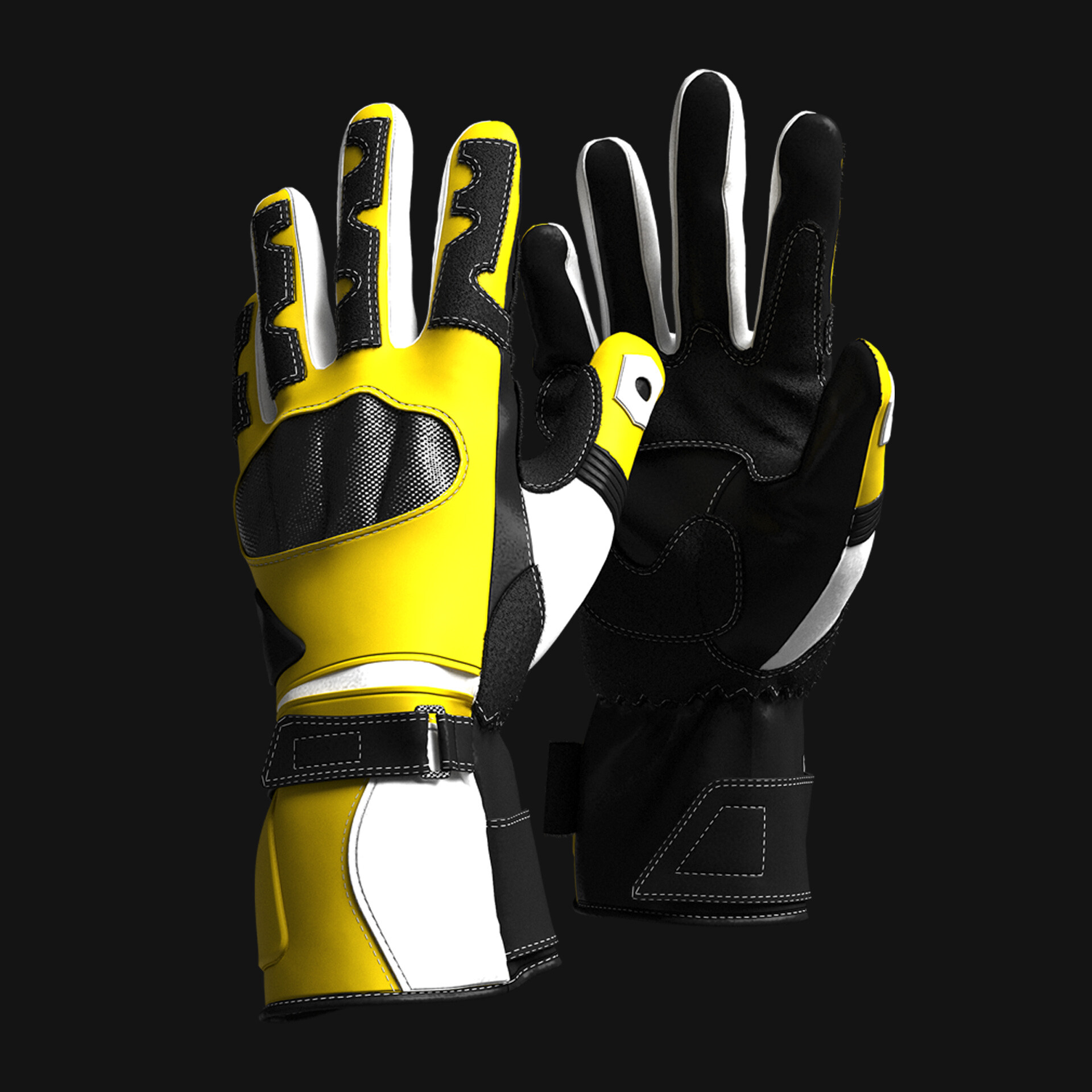 ArtStation - Men's Gloves (Marvelous Designer / Clo3d)