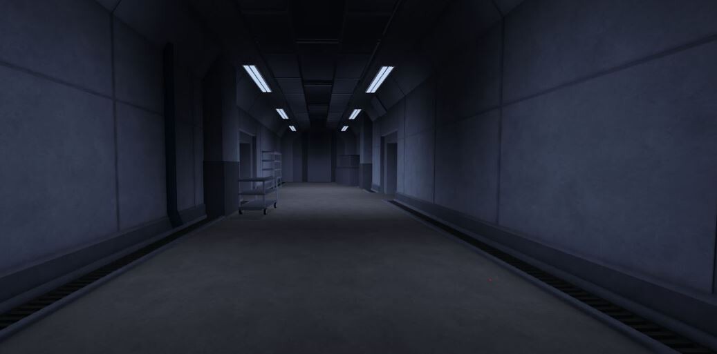 ArtStation - Dark SCP-Style Hallway