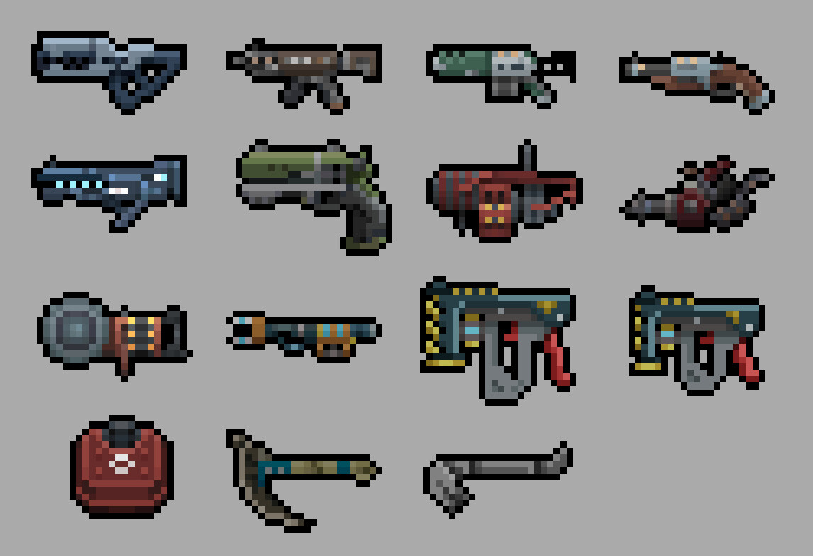 ArtStation - Hot bar (Pixel art)