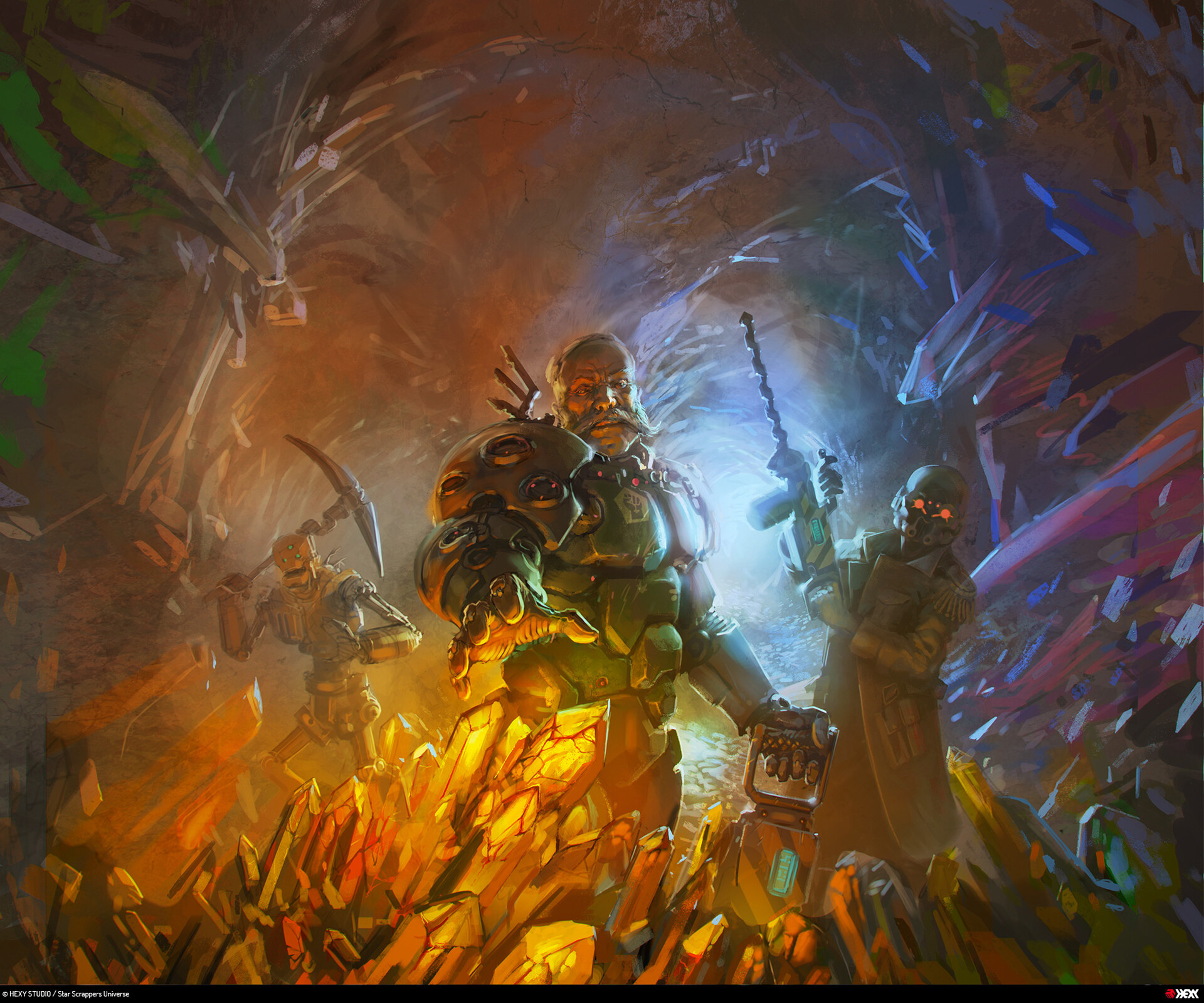 ArtStation - Star Scrappers: Cave-in