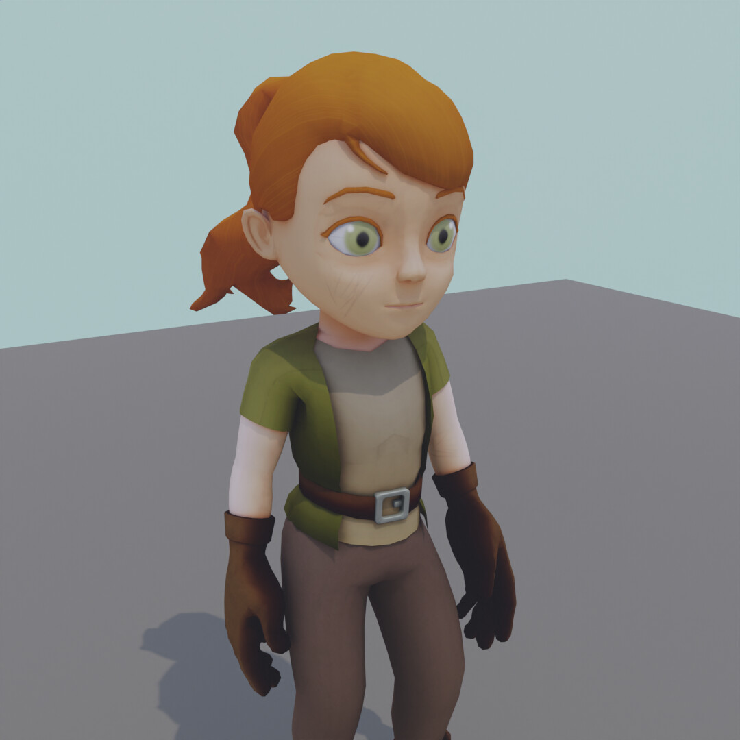 ArtStation - 3D STYLIZED CHARACTER ANIMATION EXAMPLE