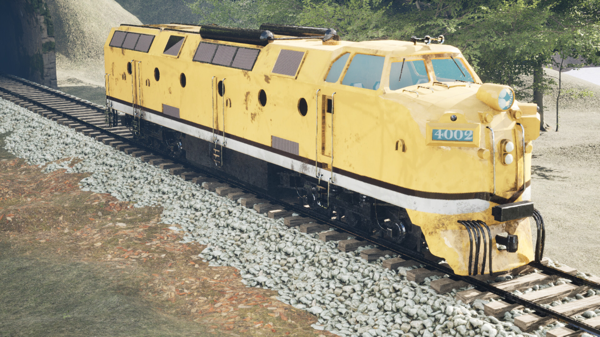 ArtStation - Locomotive Krauss-Maffei ML 4000 - 3D Asset for game