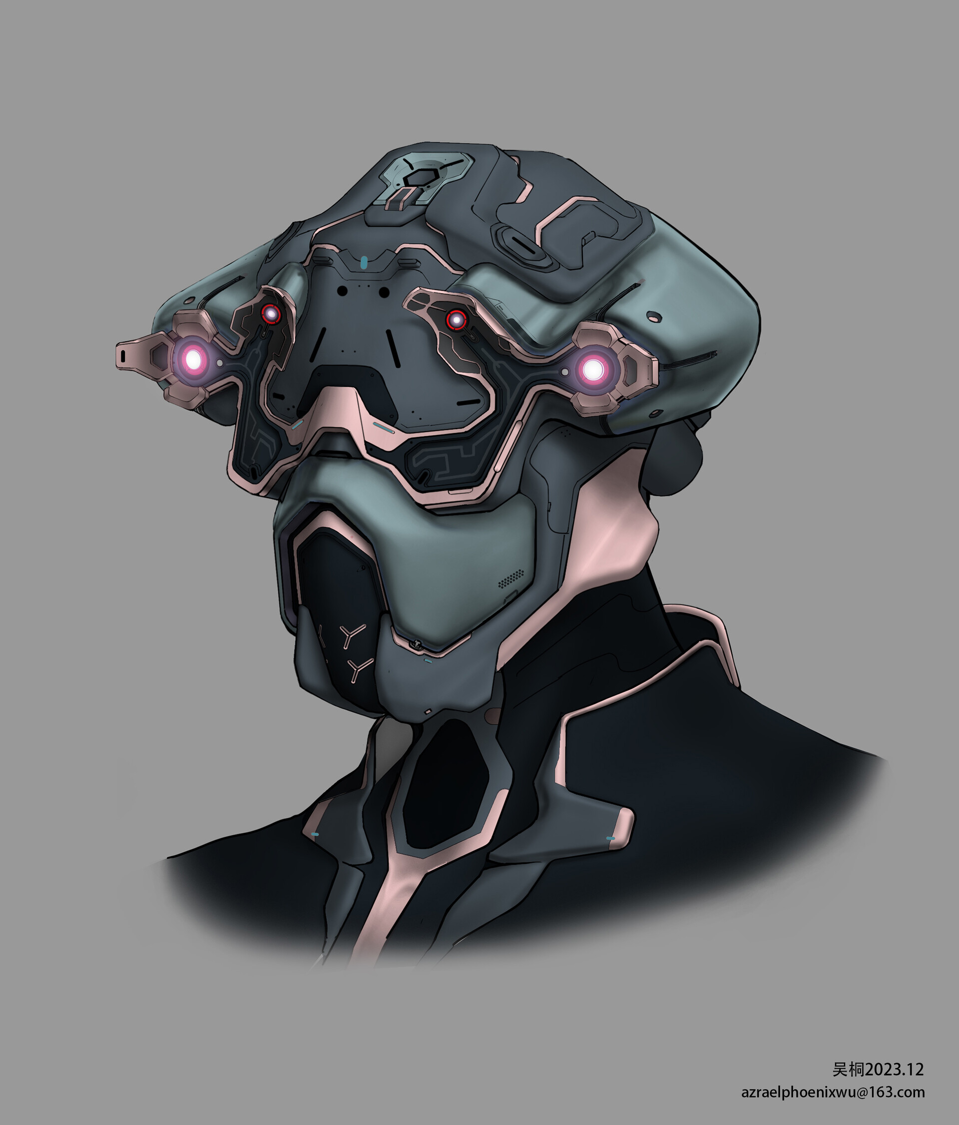 Tong Wu 吴桐 - Wu Tong's Brain Development Plan - Helmet Design 1
