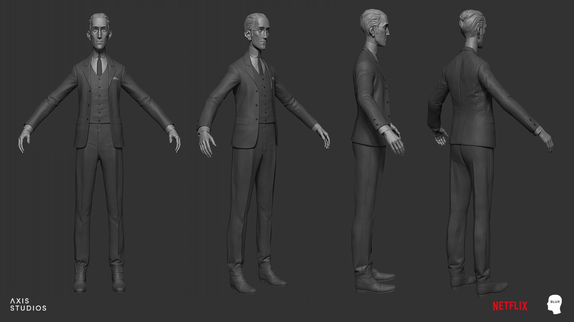 Axis Studios - Love, Death, and Robots: The Tall Grass- Characters