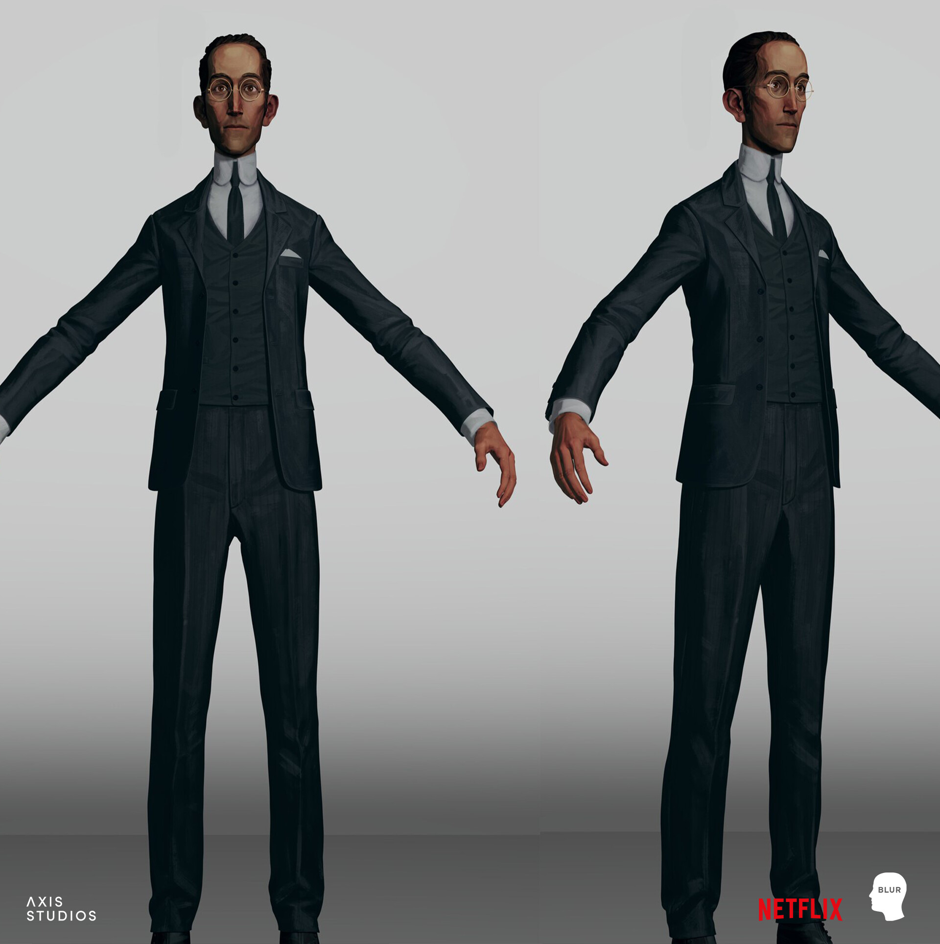 Axis Studios - Love, Death, and Robots: The Tall Grass- Characters