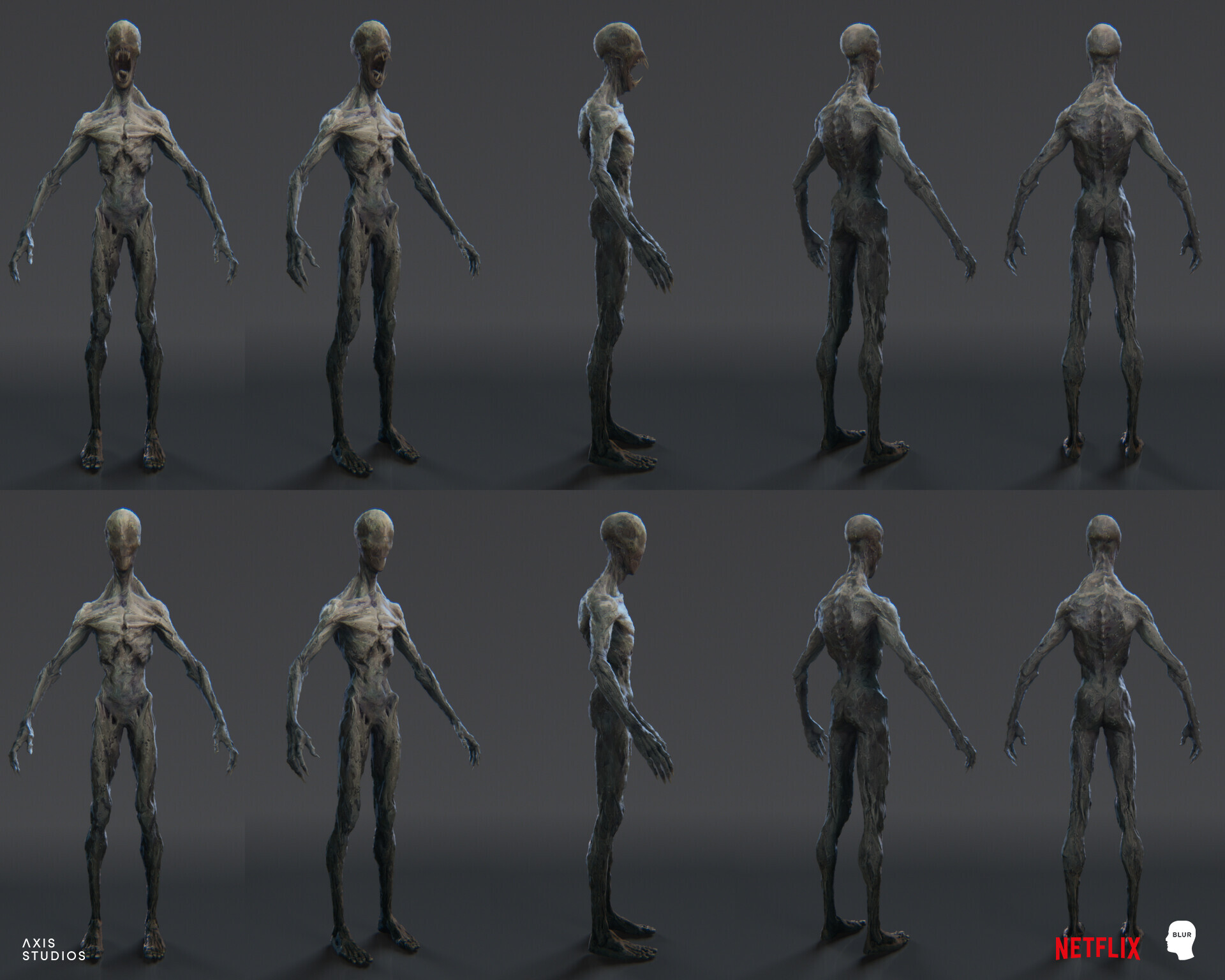 Axis Studios - Love, Death, and Robots: The Tall Grass- Characters