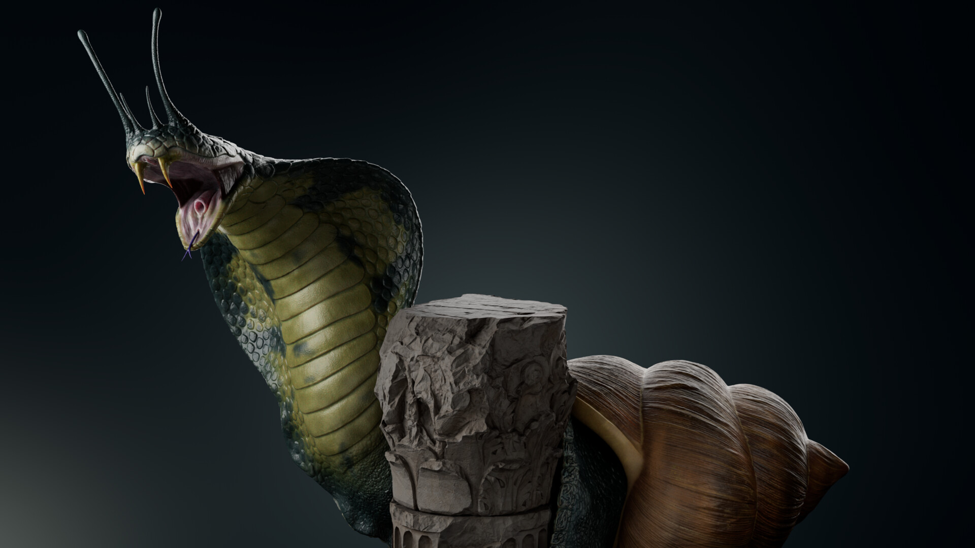 ArtStation - Serpent Snail - Elden Ring