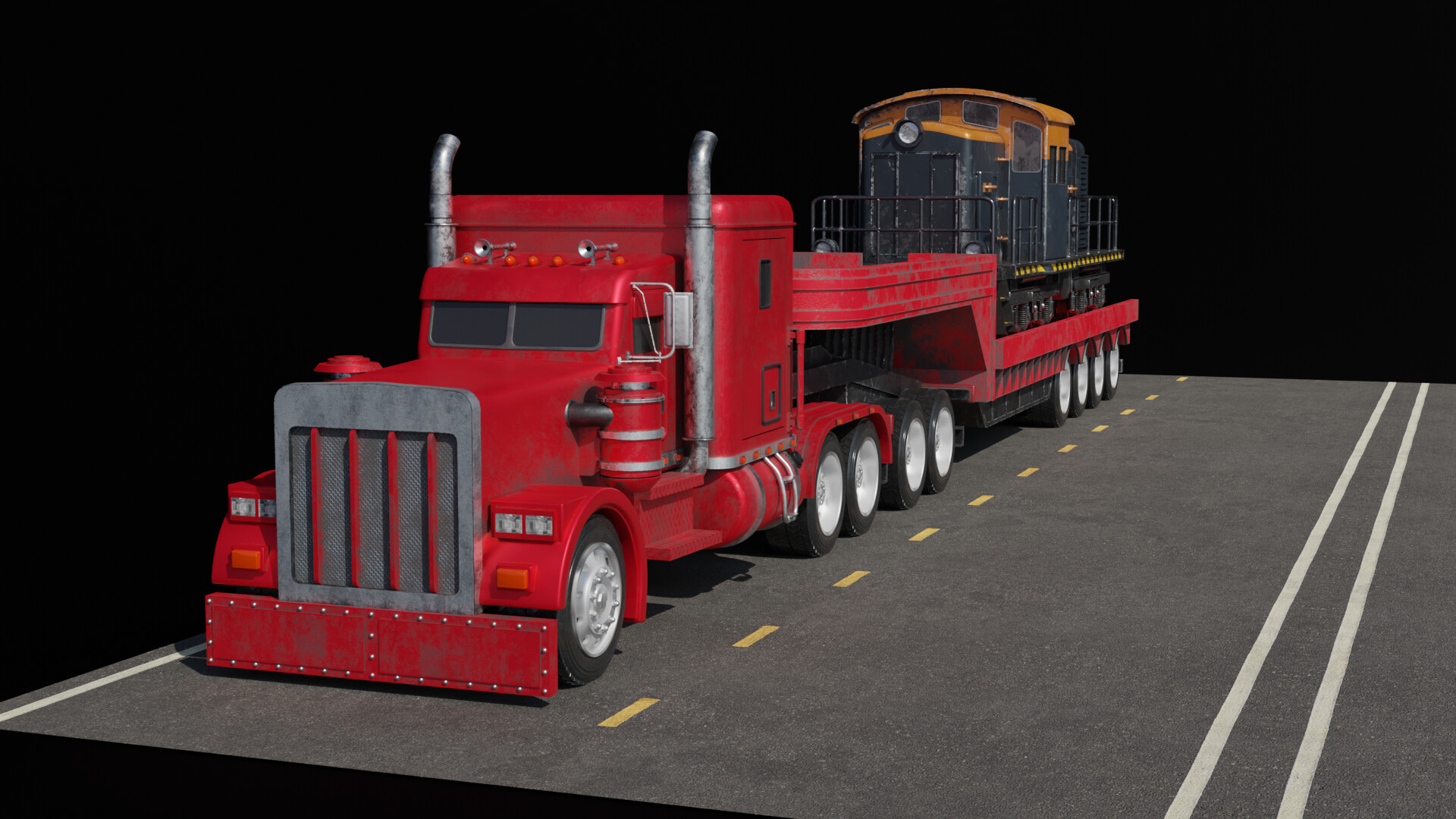 ArtStation - Semi Truck