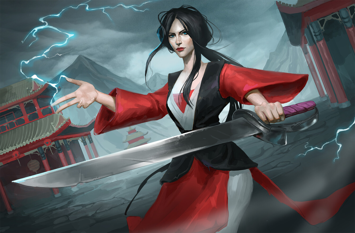 ArtStation - Storm dancer