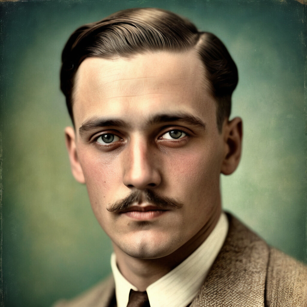 ArtStation - Man 1920's portraits