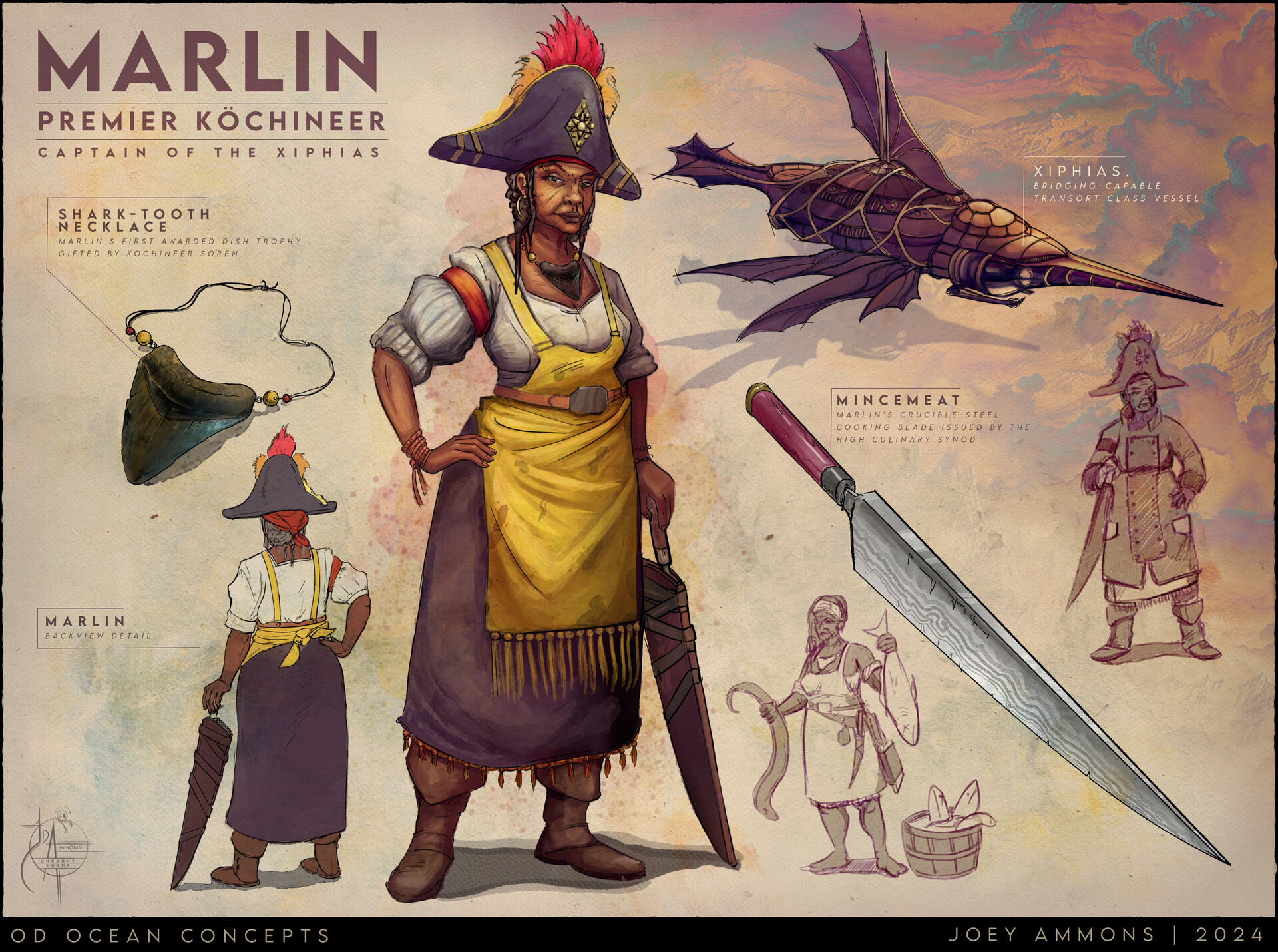ArtStation - Marlin Character Concept