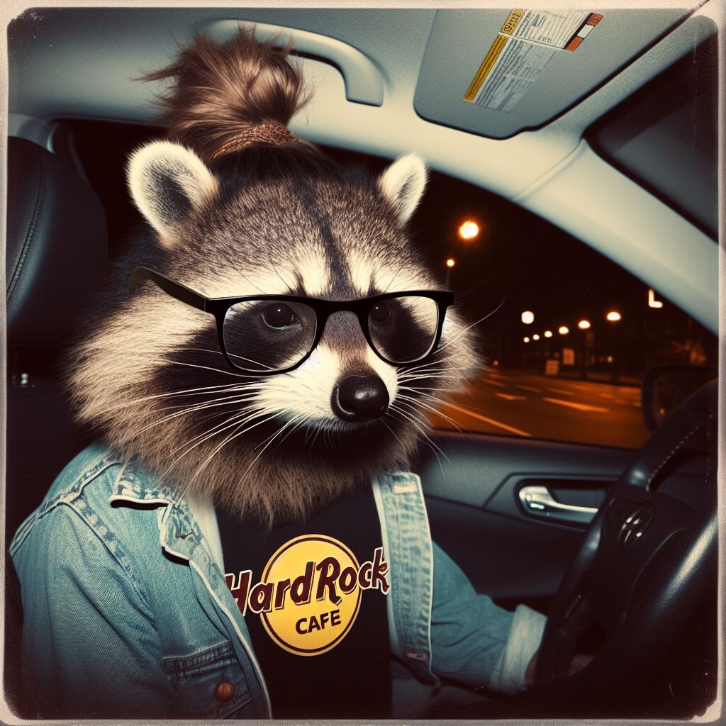 ArtStation - Daily Raccoon driver (ai generated)