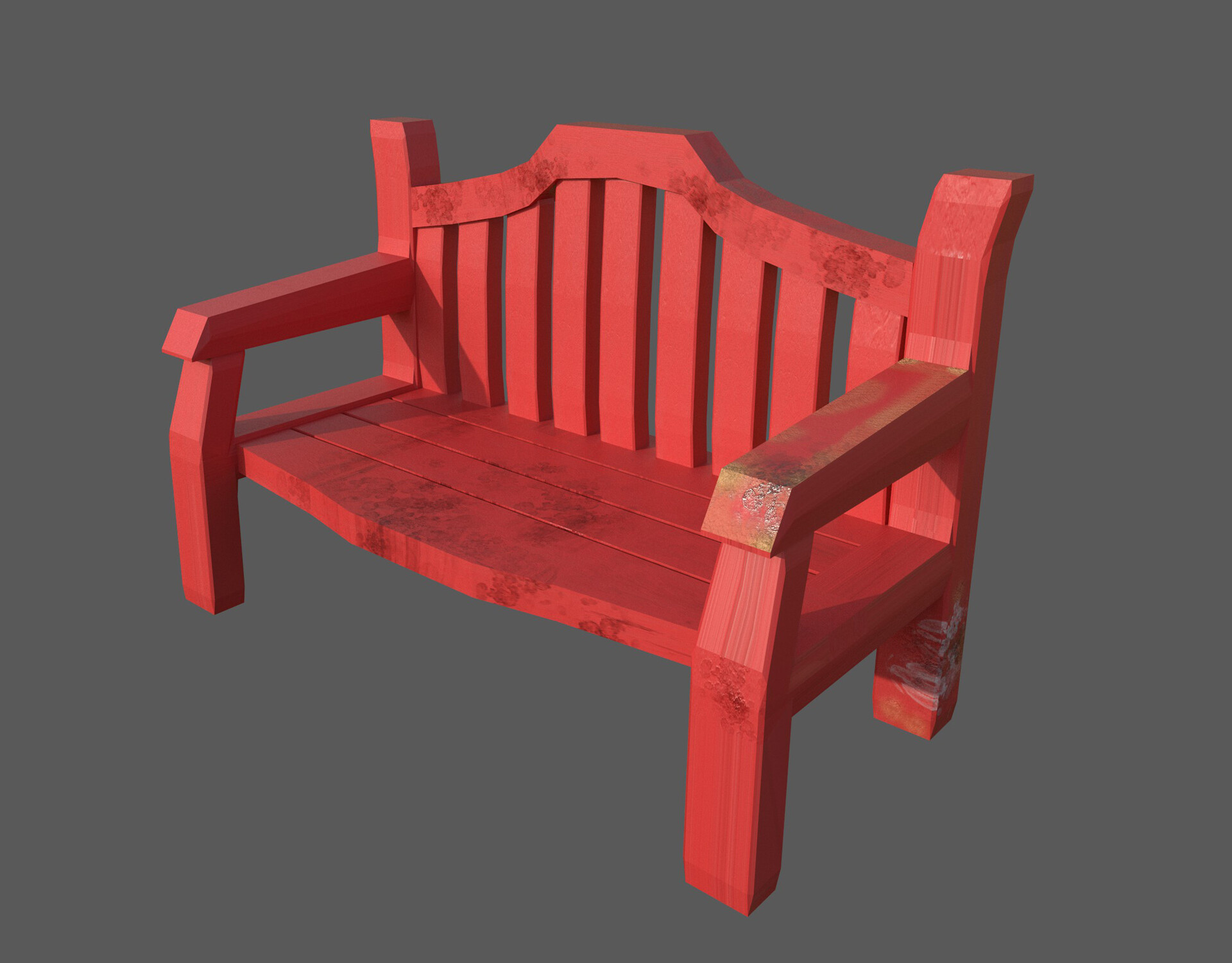 ArtStation - Bench 3D