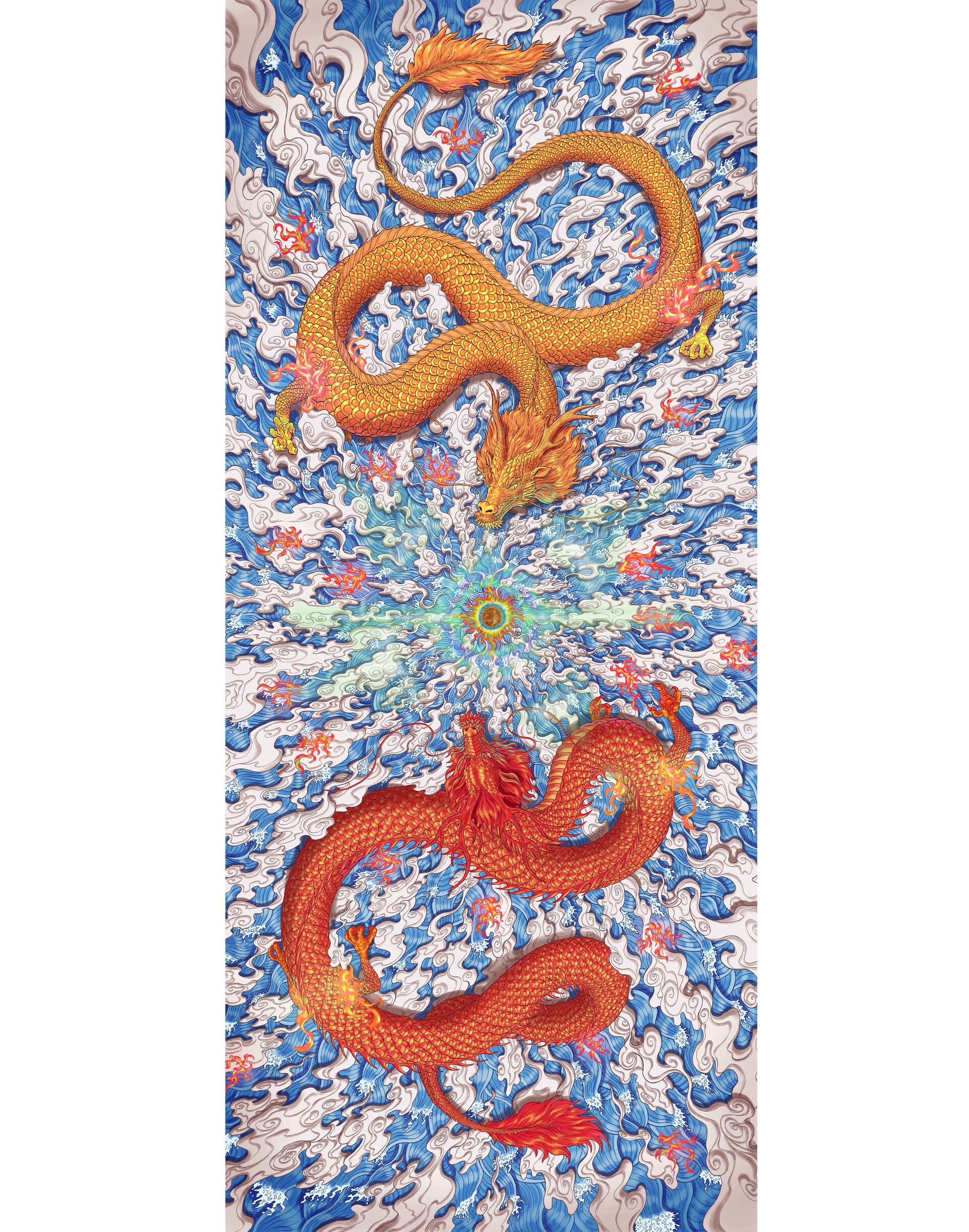 ArtStation - twin dragon