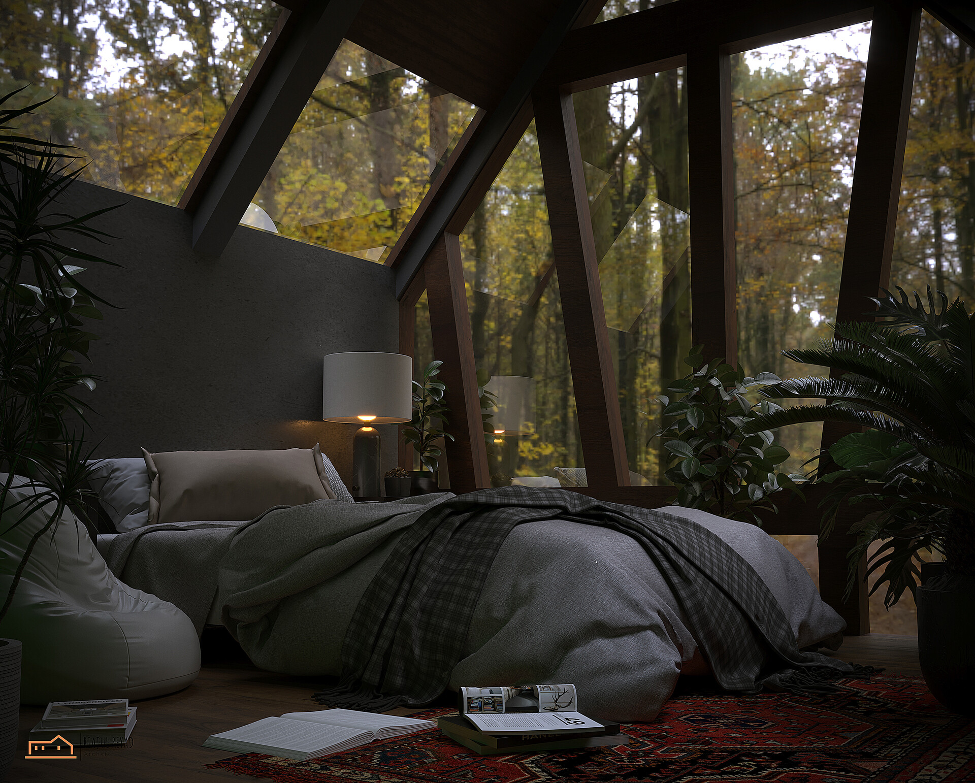 ArtStation - Bed Room Visualization