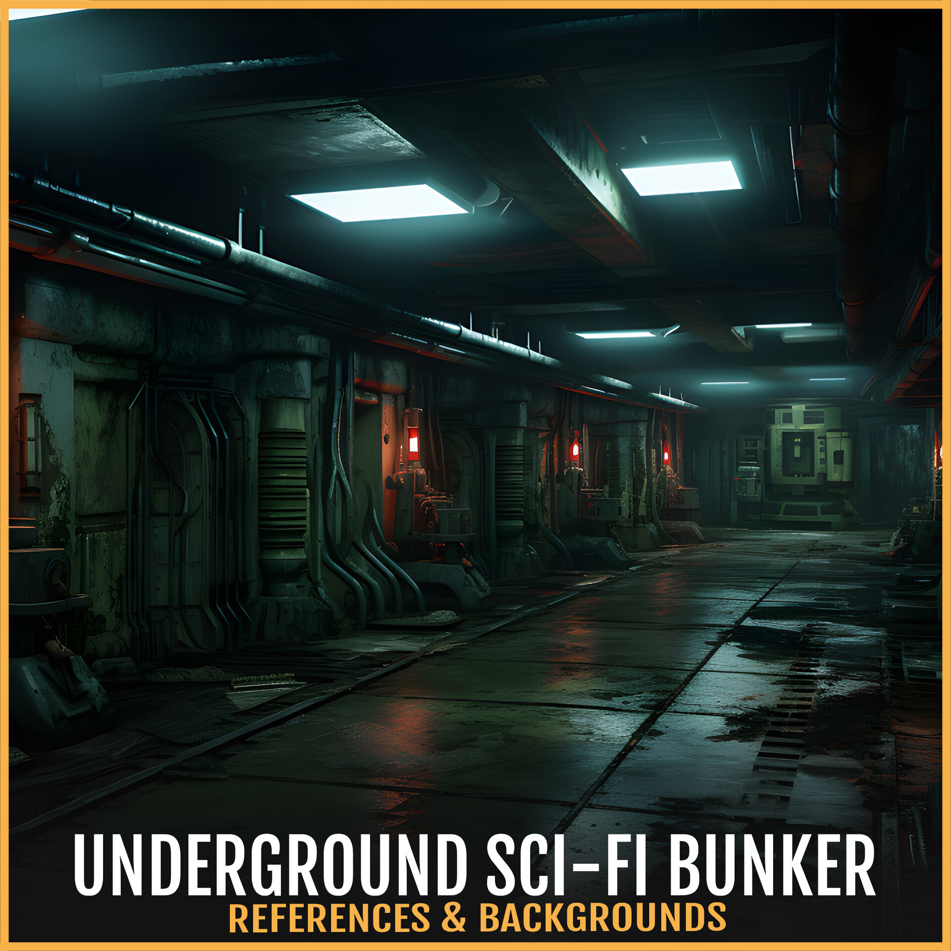 ArtStation - 303 Underground Sci-Fi Bunker