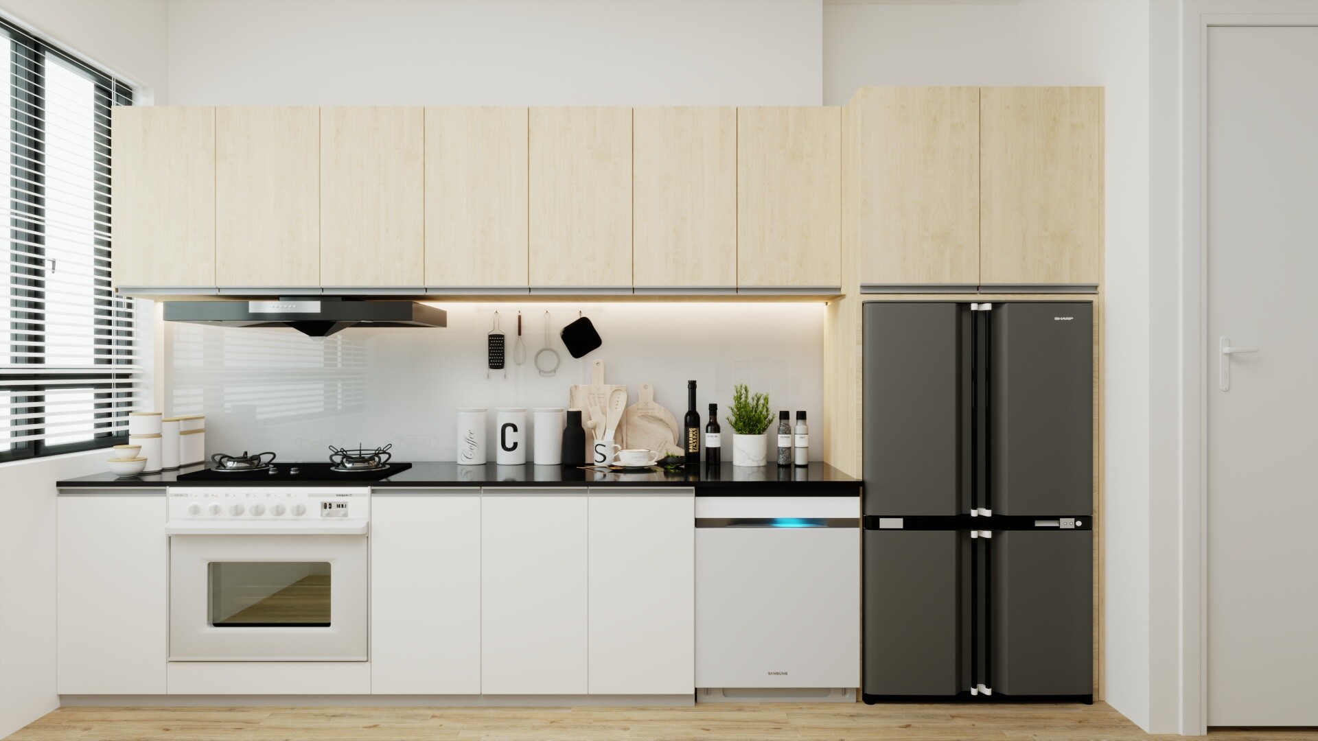 ArtStation - Modular Kitchen Design