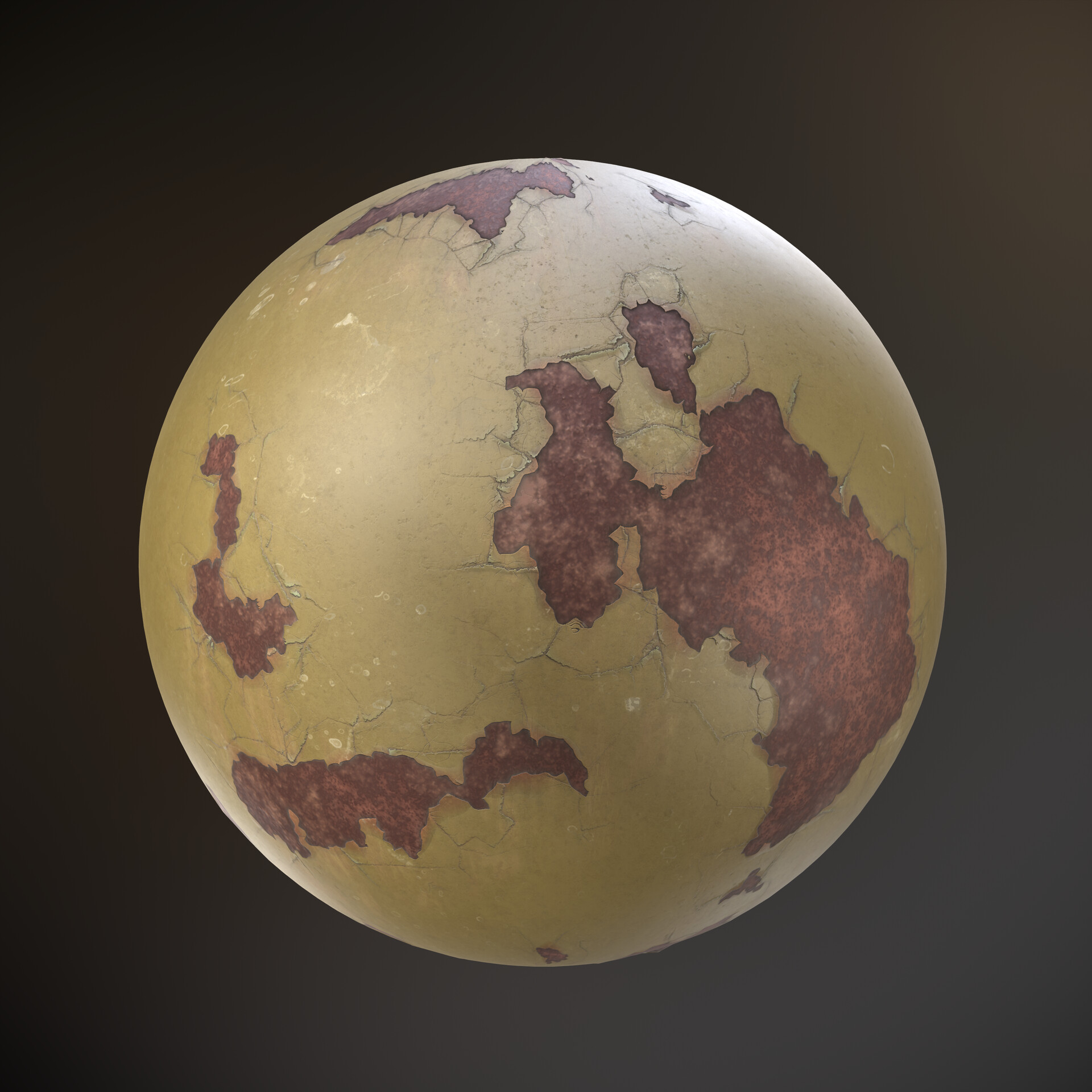 Korgikus - Rusting Painted Metal - Substance Designer