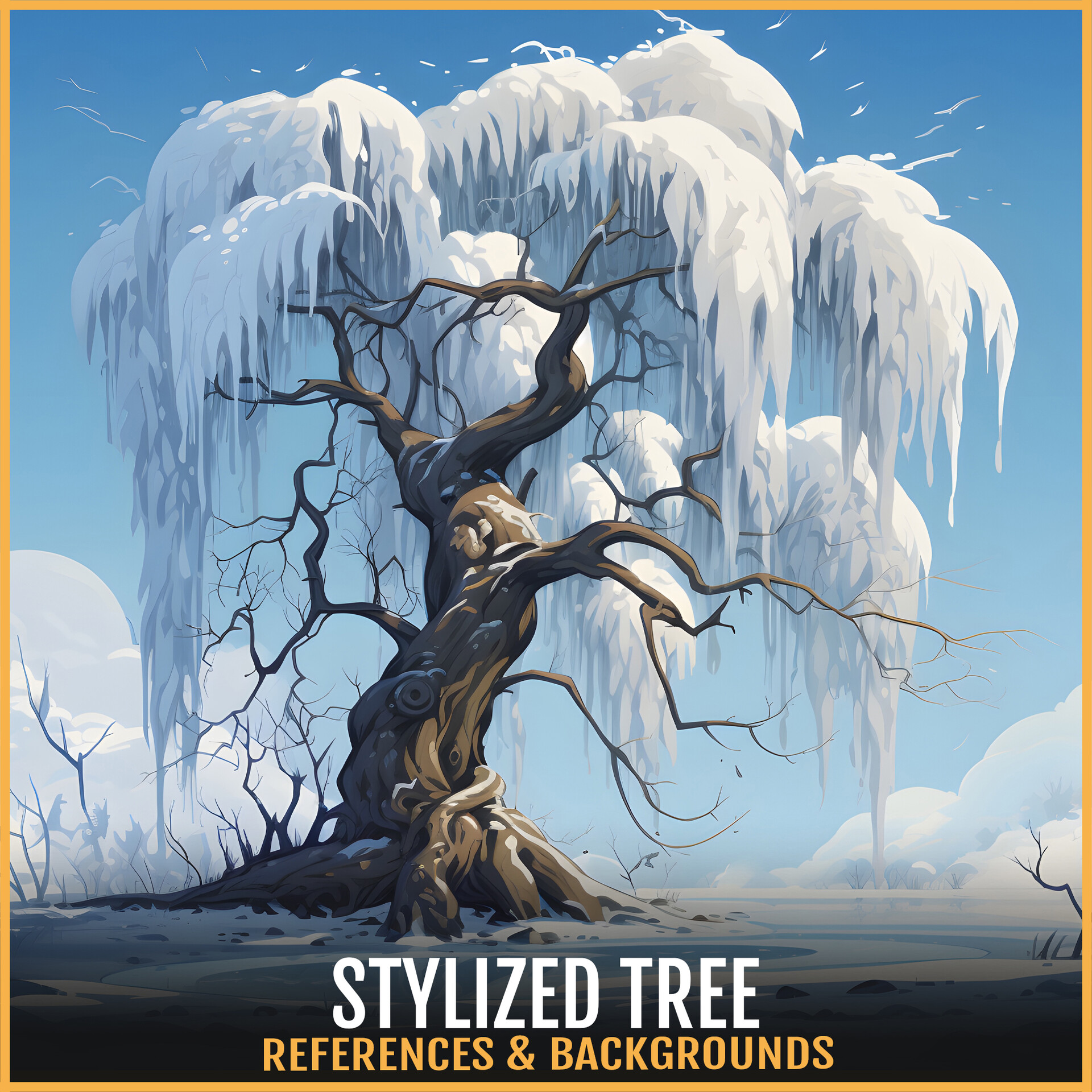 ArtStation - 303 Stylized Tree VOL100