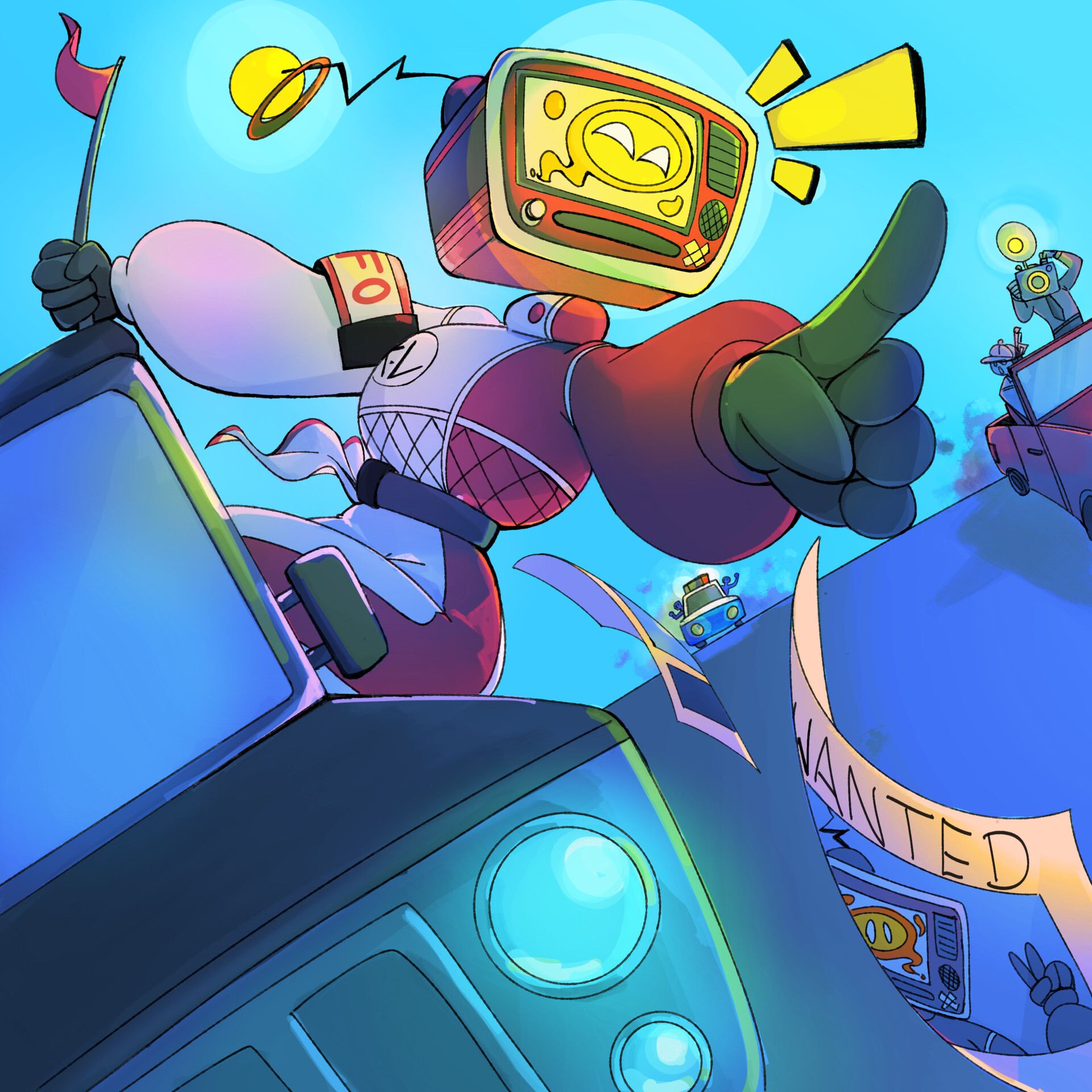 ArtStation - Mascot Design Contest Submission _ Bong TV