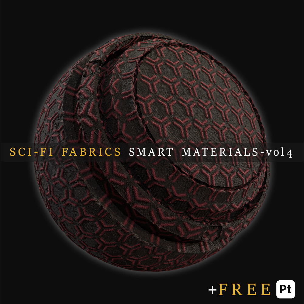 ArtStation - SCI-FI and CYBERPUNK FABRIC Smart Materials for Substance ...