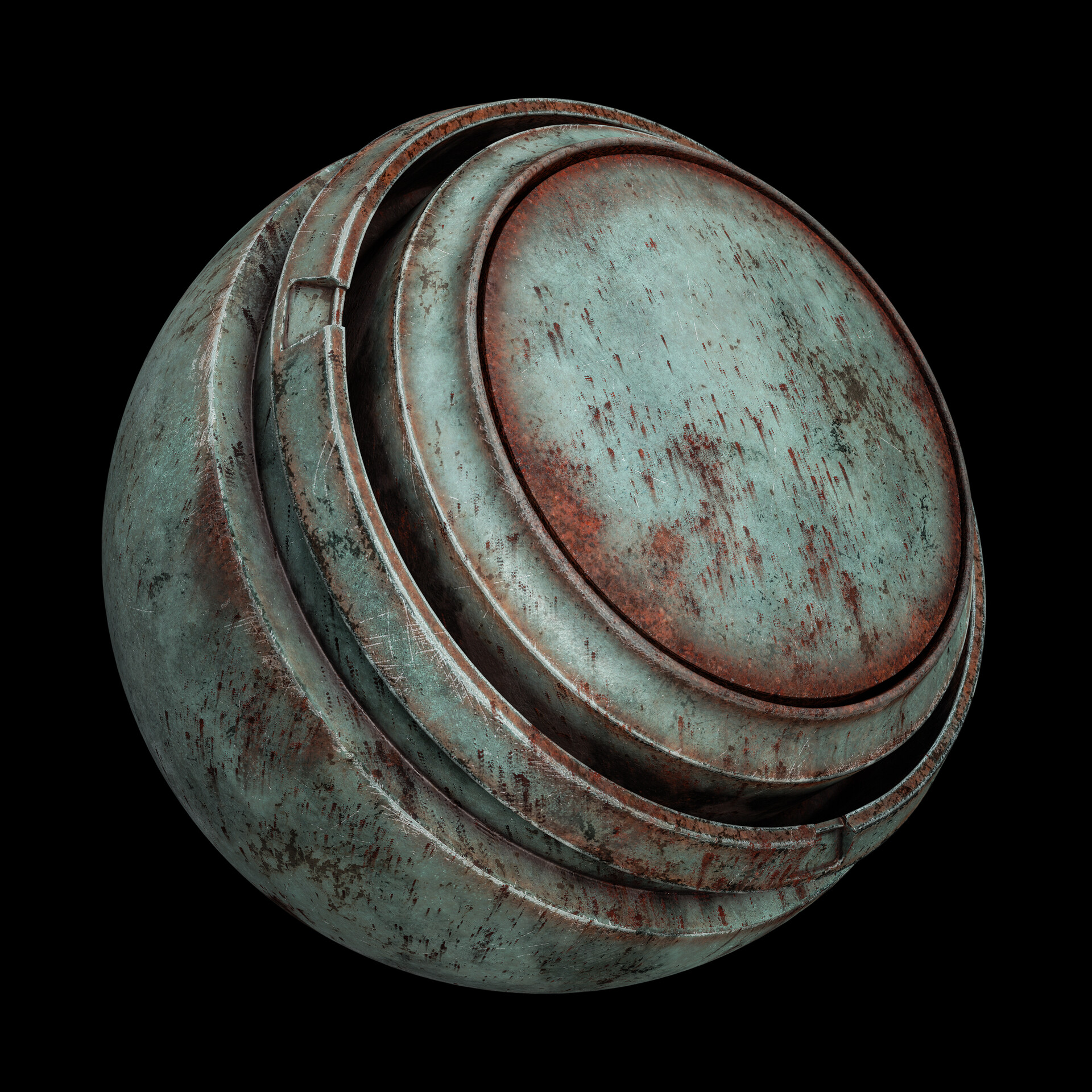 ArtStation - 21 Metal Rust Smart Material _VOL 02 _Substance 3D Painter