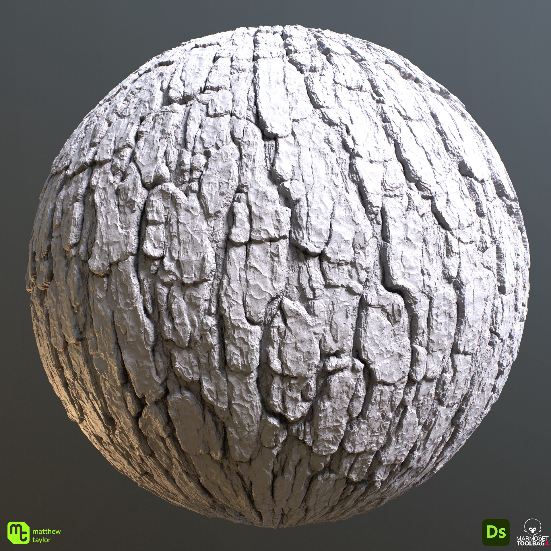 Matt Taylor's Portfolio - Scots Pine Bark - Procedural Material