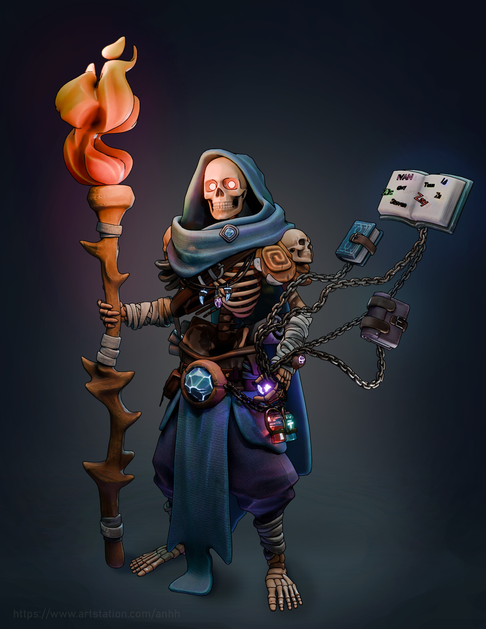 ArtStation - Bone Wizard