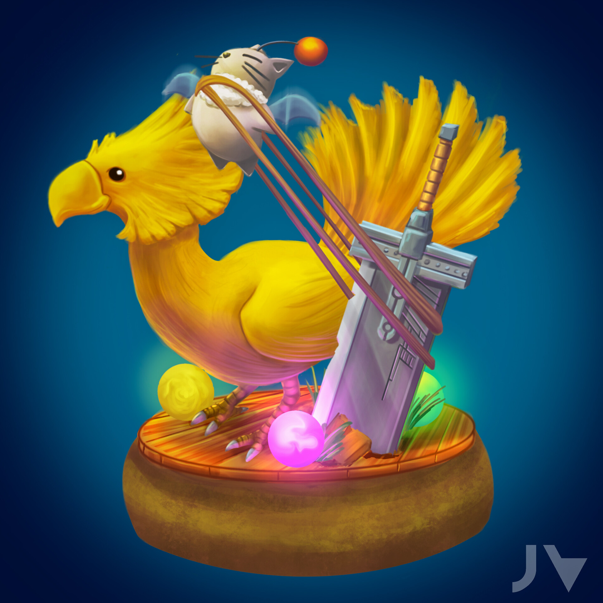ArtStation - Chocobo Donut