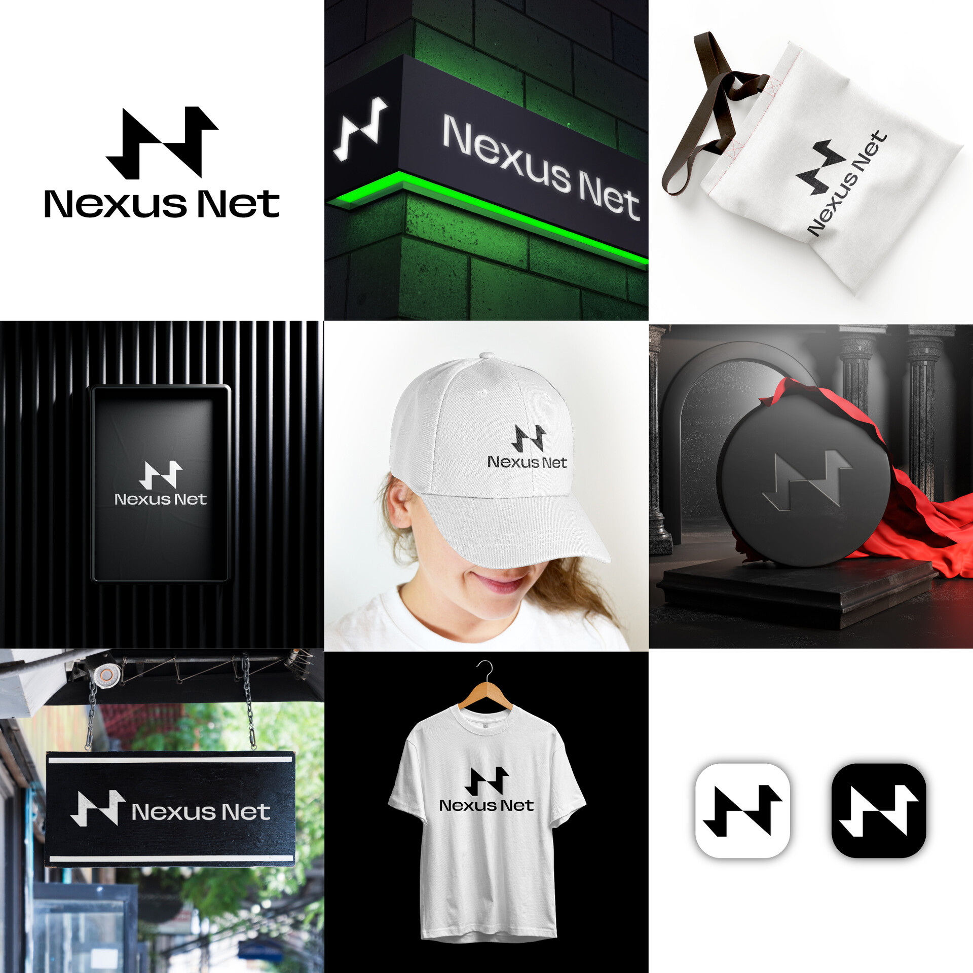 ArtStation - Nexus Net (Logo & Brand Identity Design)