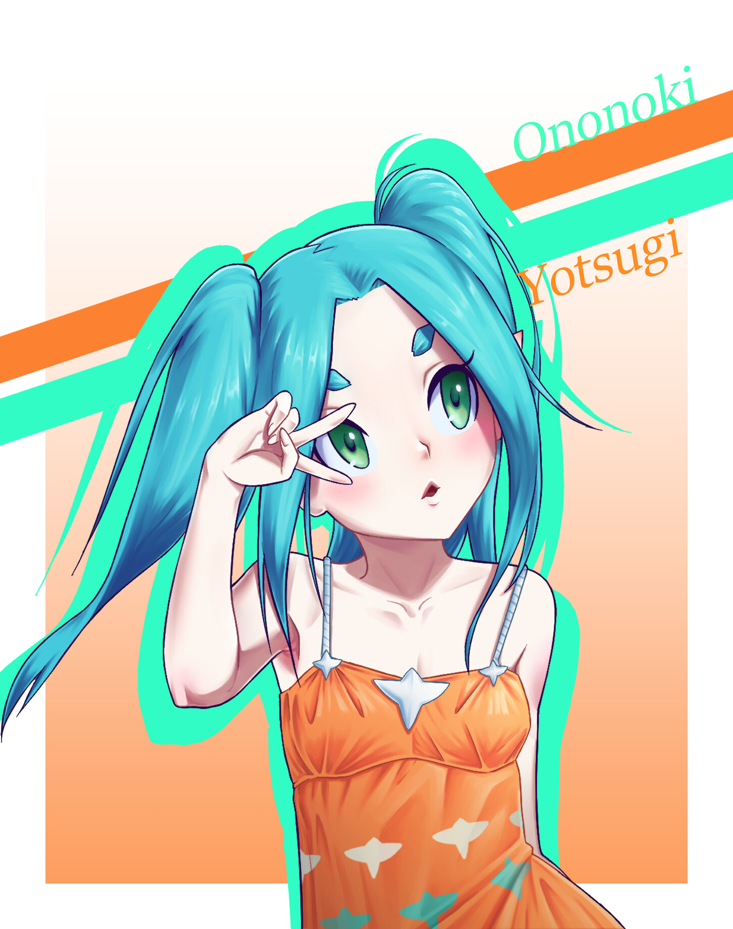 ArtStation - Monogatari Girls - Ononoki Yotsugi