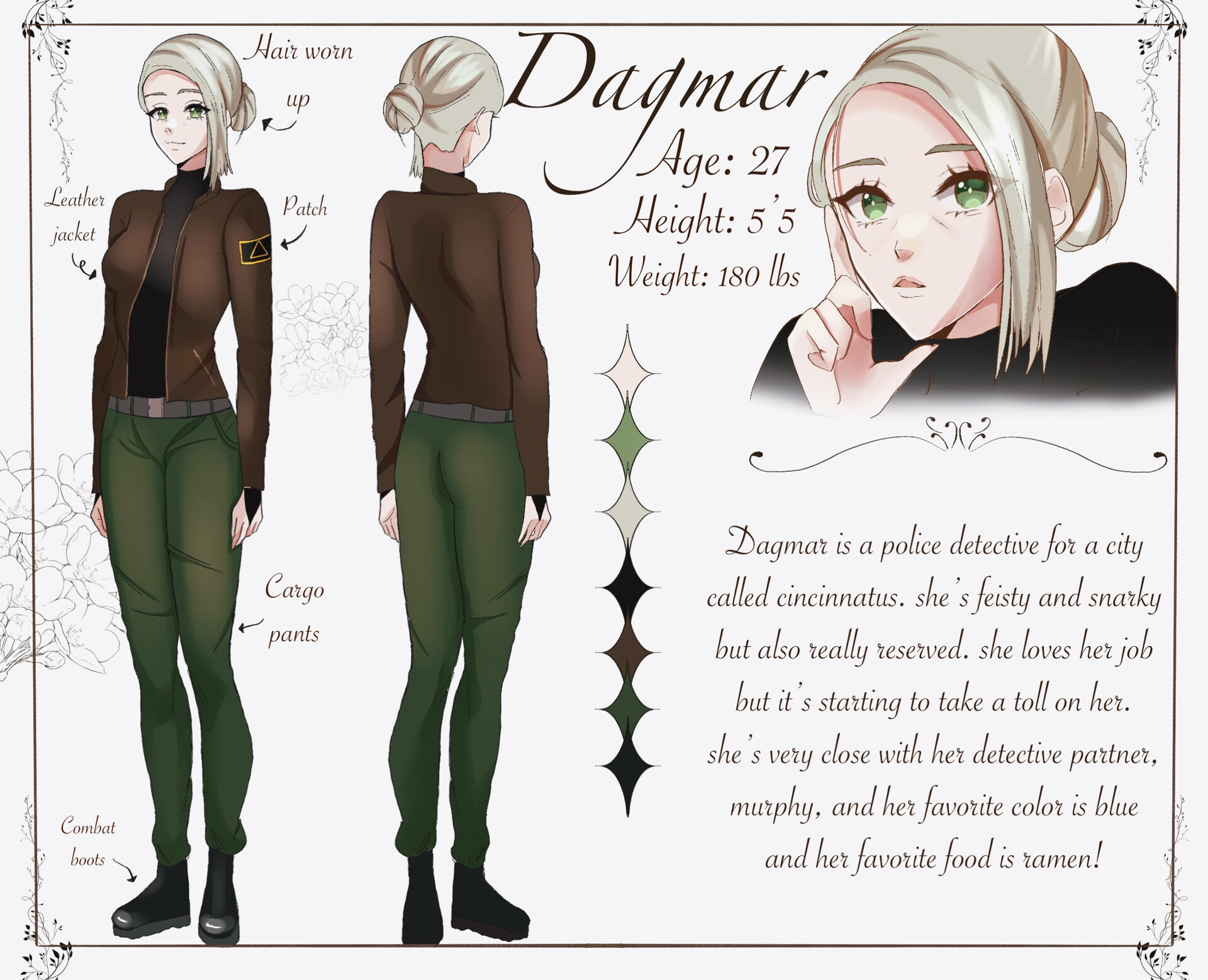 ArtStation - Character sheet commission