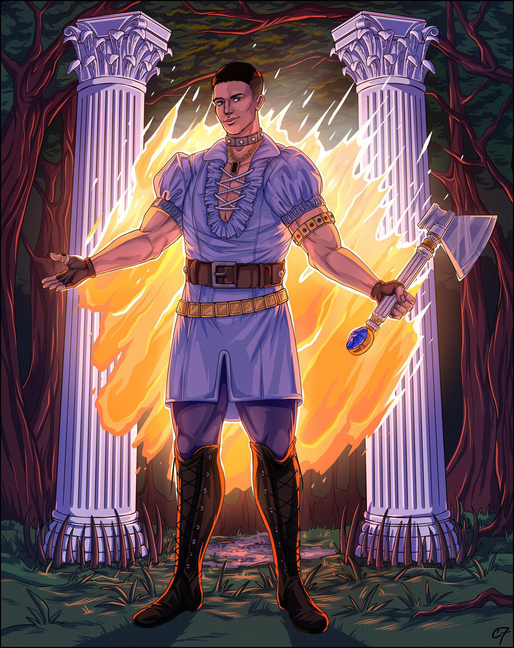 ArtStation - Character Commission - Cassius, 2022
