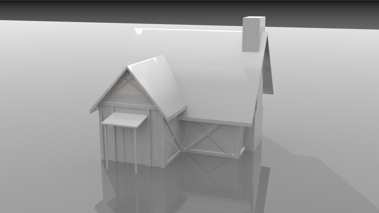 ArtStation - no texture house