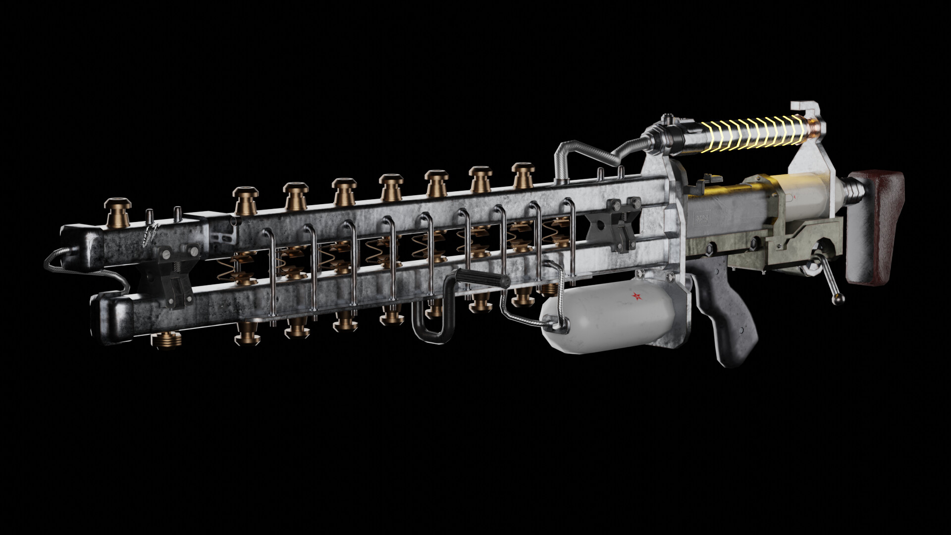 ArtStation - Atomic Heart Railgun Study