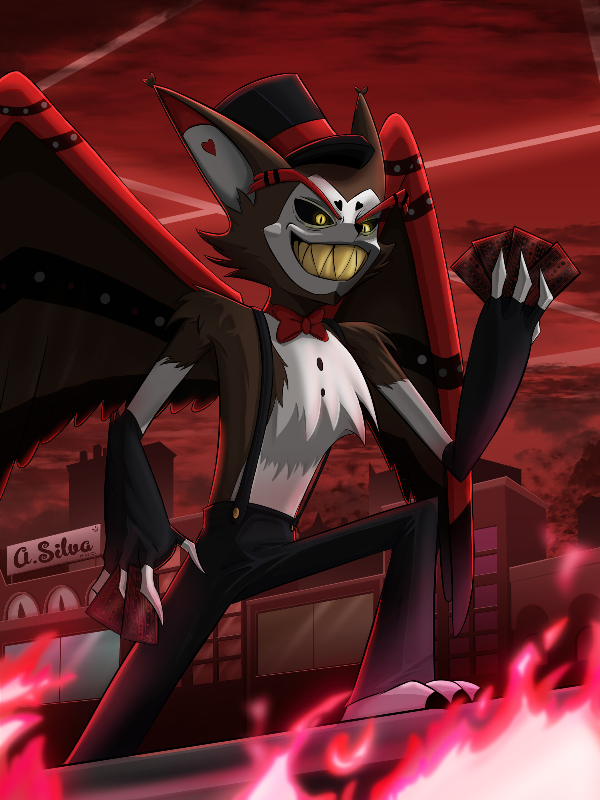 ArtStation - Fanart Hazbin hotel Husk