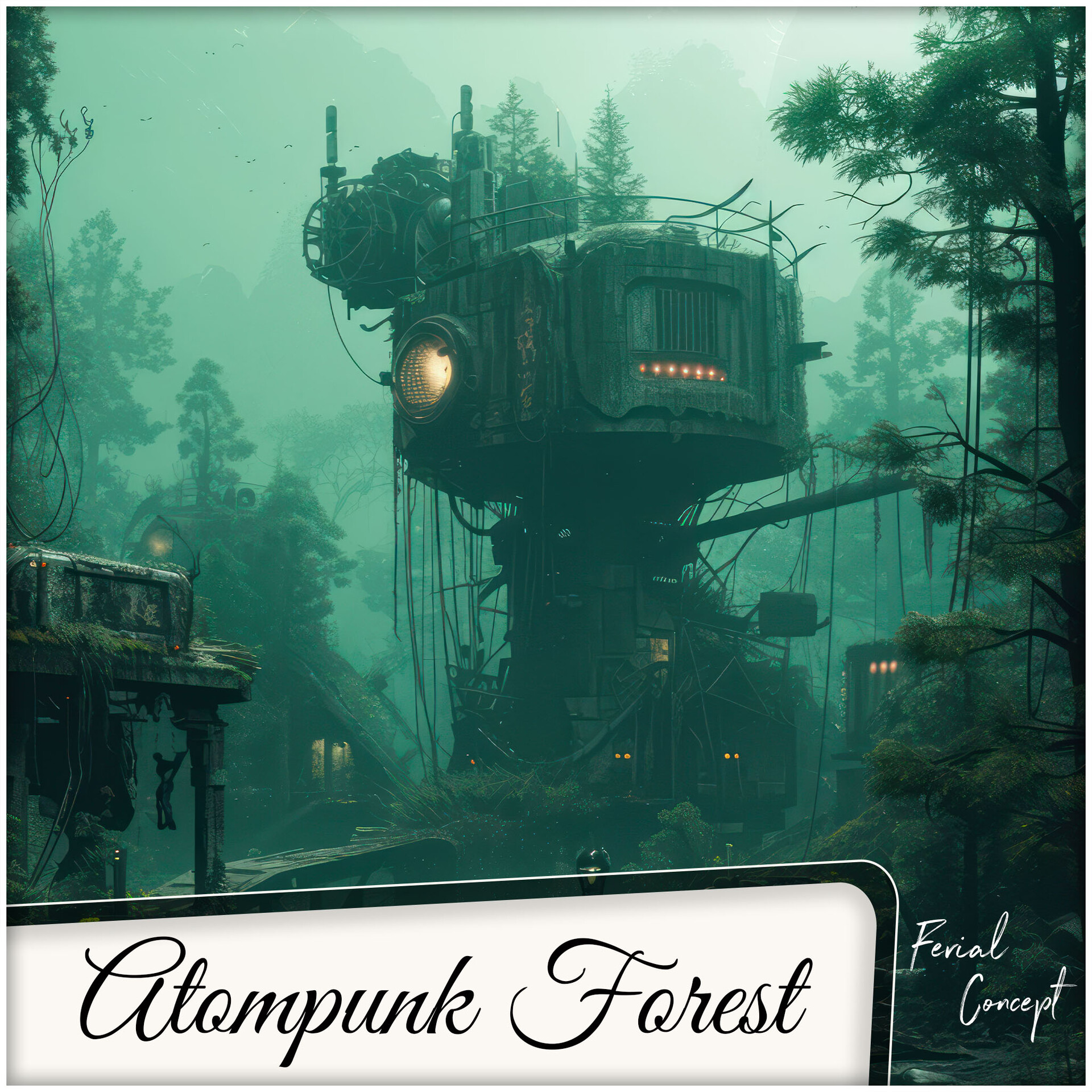 ArtStation - 🔹220 Atompunk Forest Environment Concept Reference Image ...