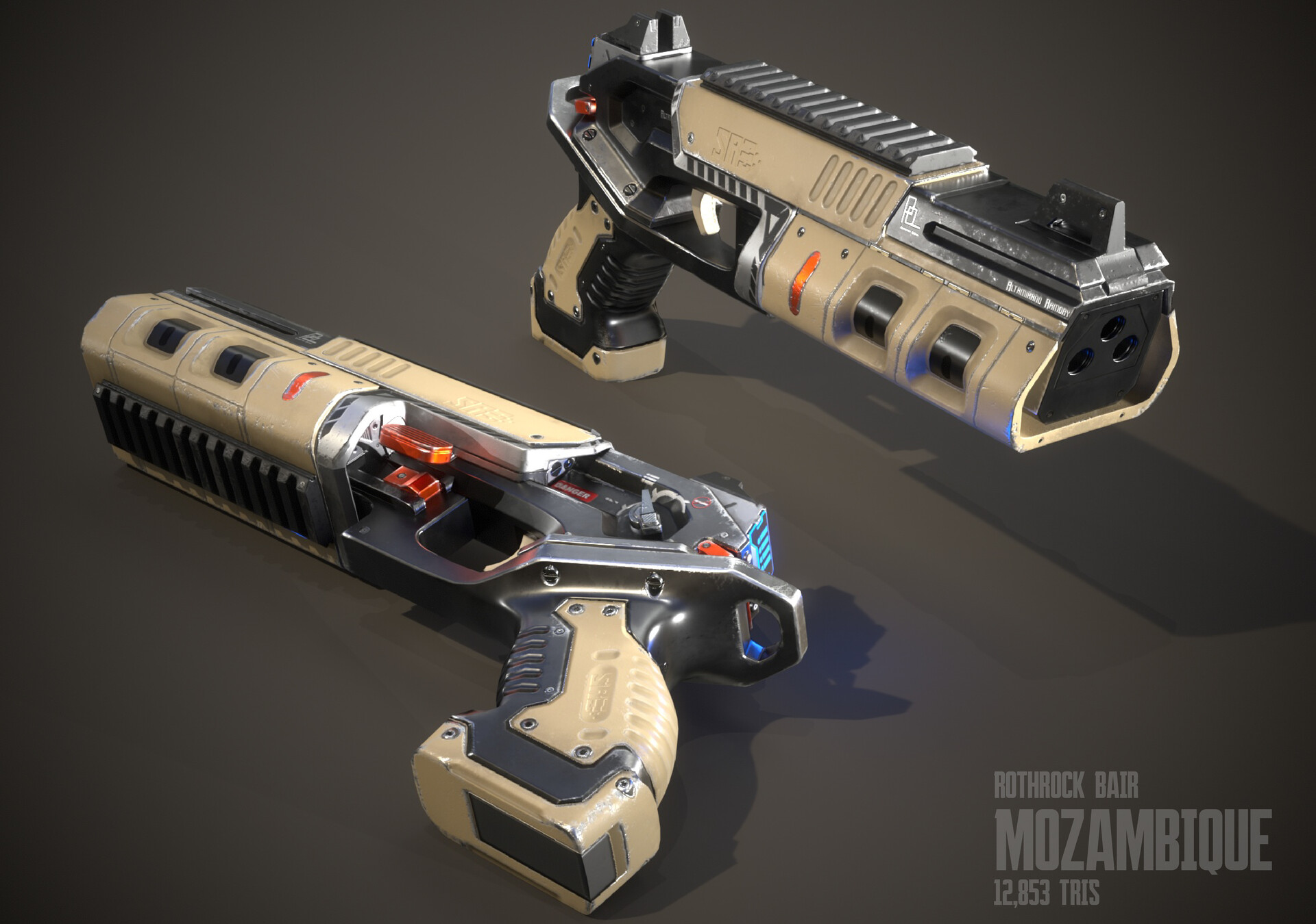 ArtStation - Mozambique Pistol