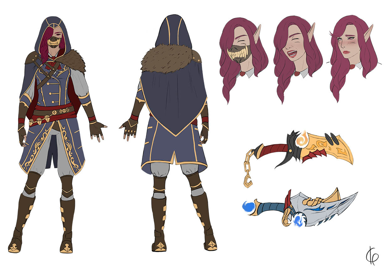 ArtStation - Character Sheet Commission work