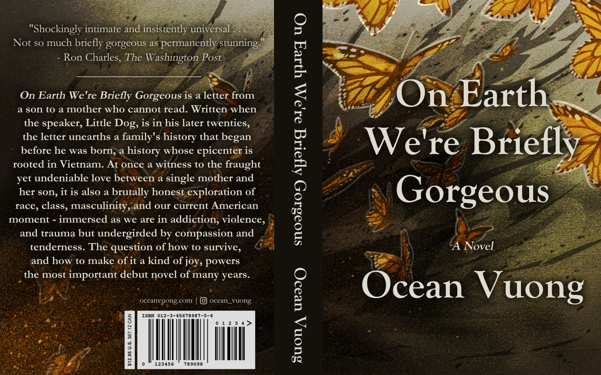 Kathleen Harwood - On Earth We're Briefly Gorgeous Book Cover Concept