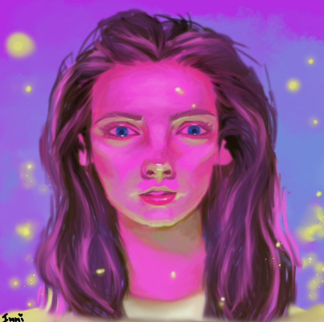 ArtStation - glowy gal