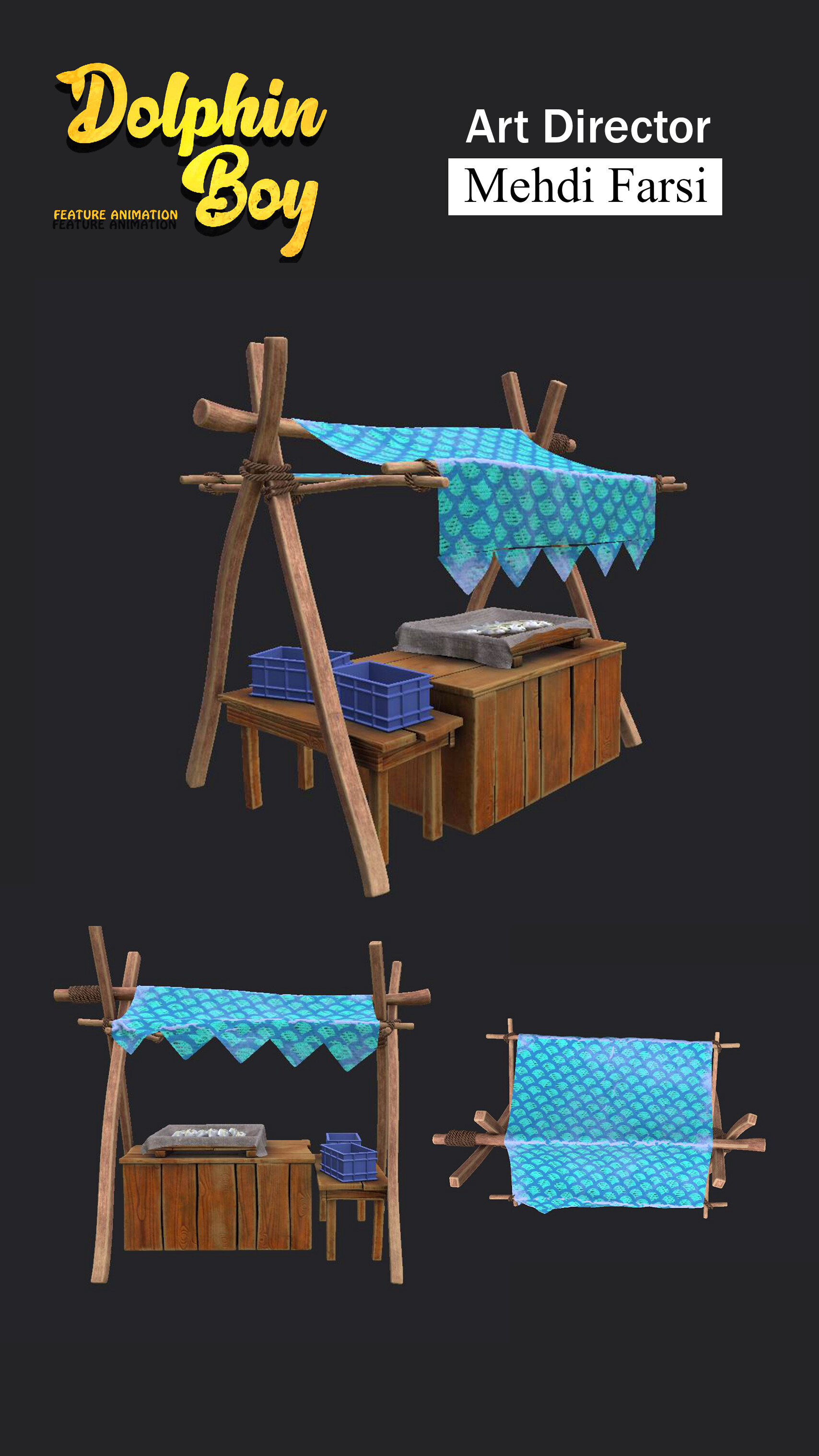 Mehdi Karimi Farsi - Fish Stall Dolphin Boy (2022)