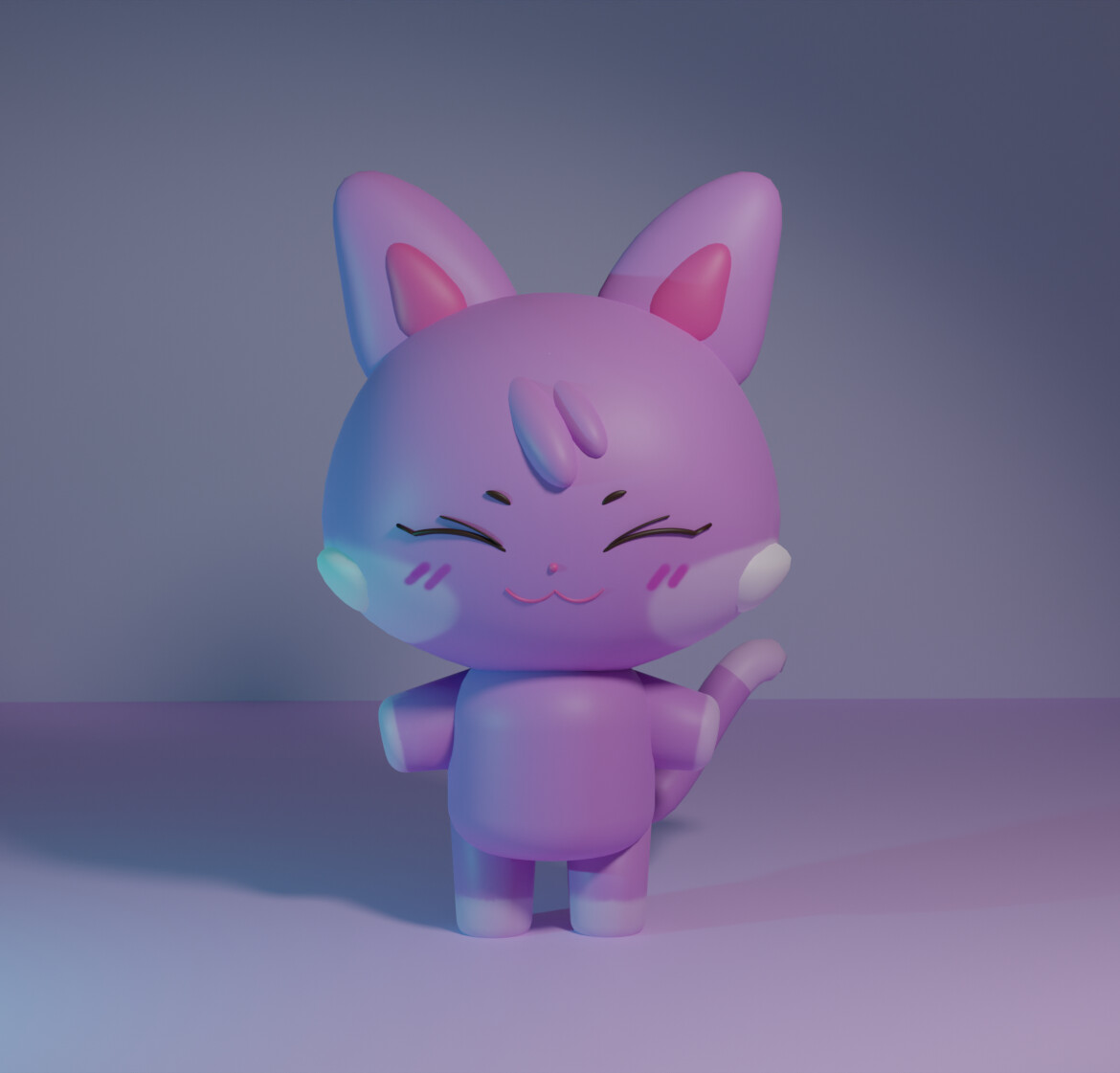 ArtStation - petit chat 3D