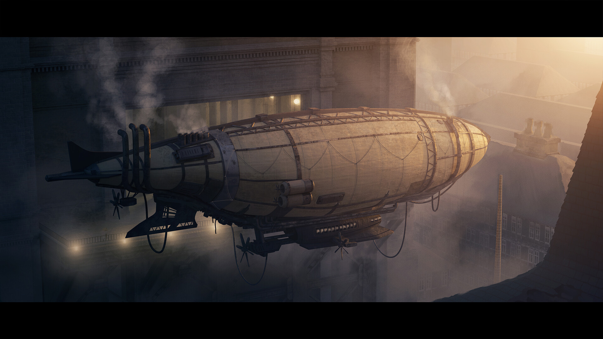 ArtStation - The Airship Station