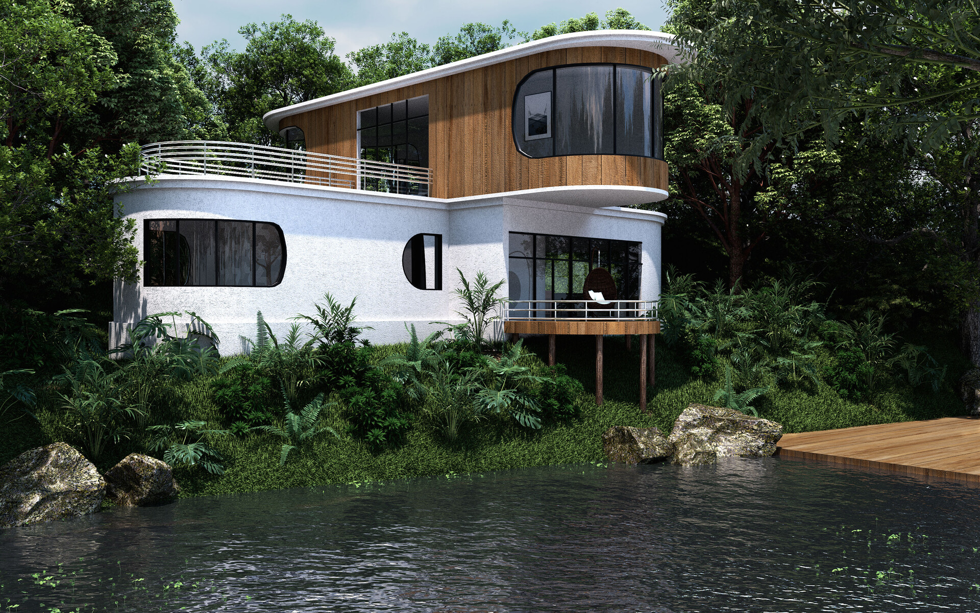 ArtStation - Boat House