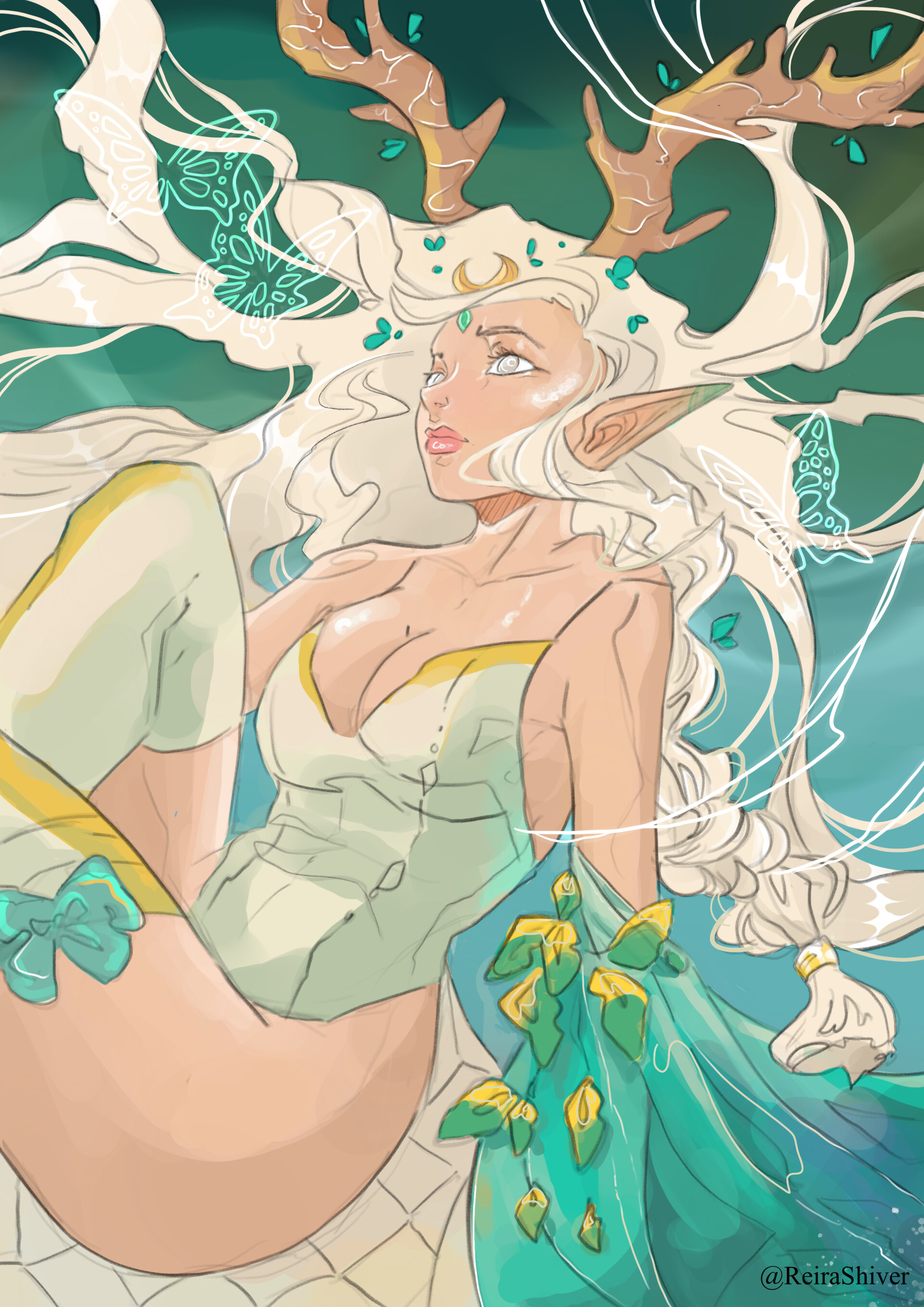 ArtStation - Deer girly