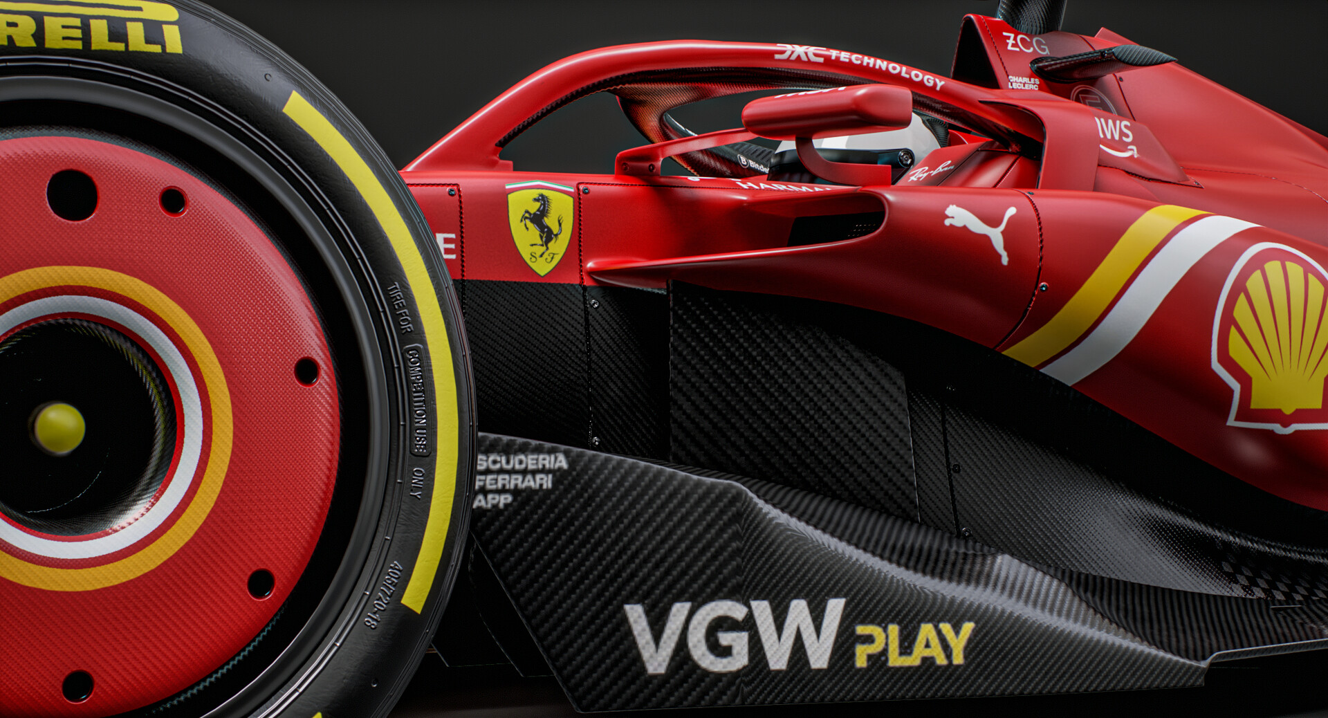 ArtStation - F1 Scuderia Ferrari SF-24 2024 Formula 1 Race Car Low-poly ...