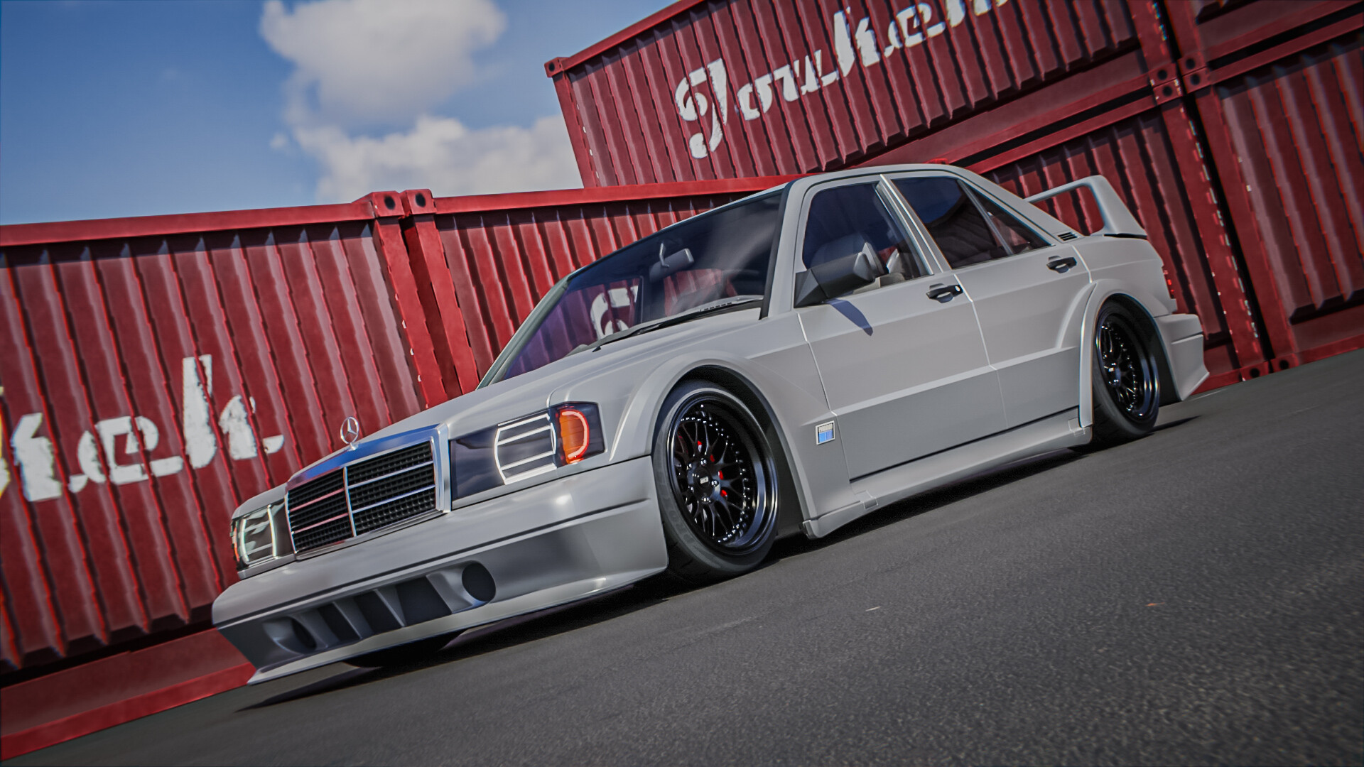 ArtStation - Mercedes-Benz 190E