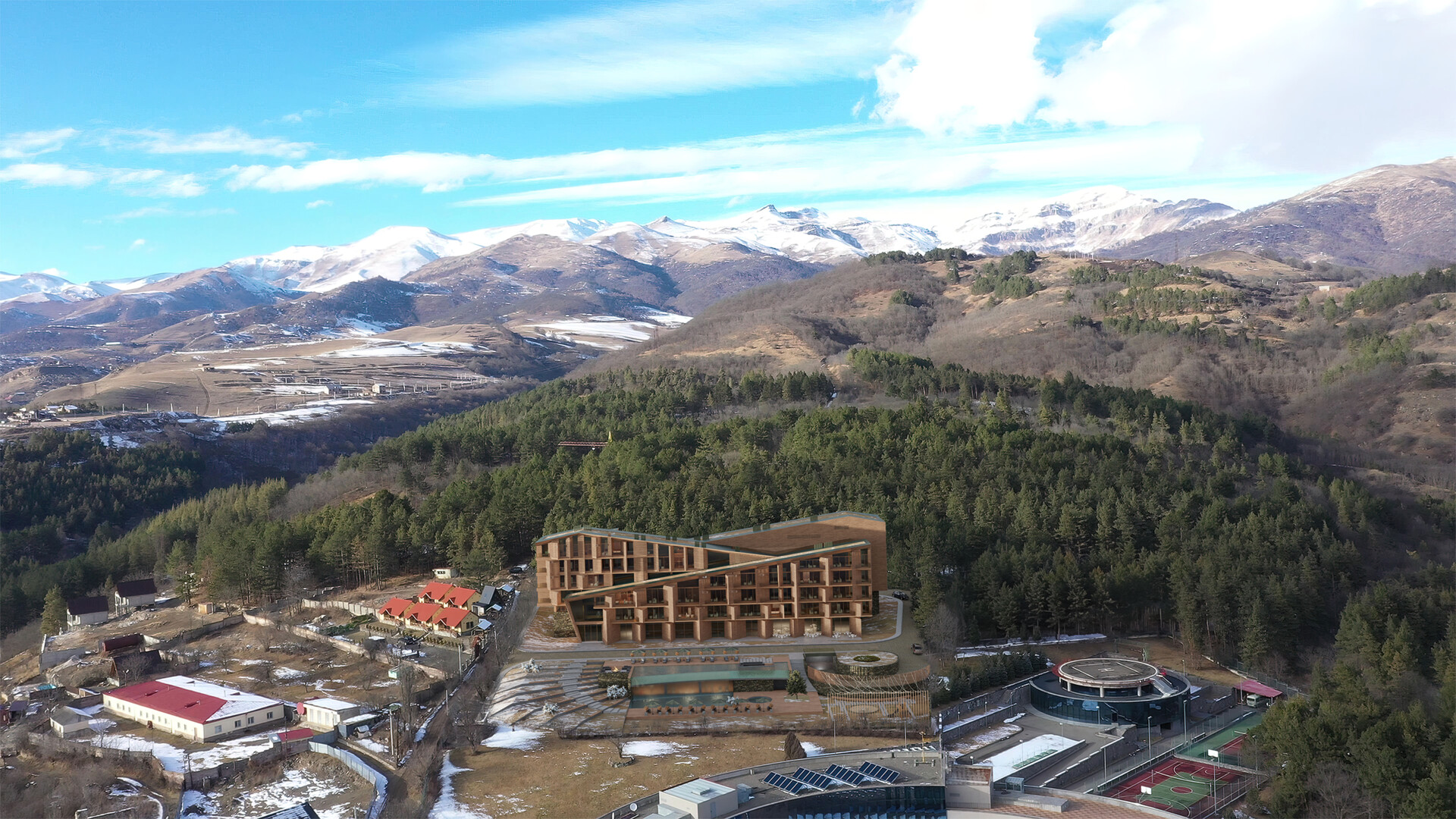 ArtStation - Mountain Hideaway: Rustic Charm and Modern Comfort