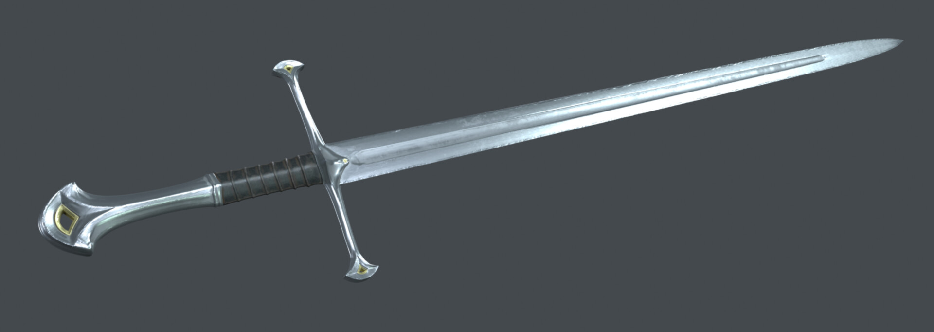 ArtStation - Sword of Narsil Lord of the Rings High Poly